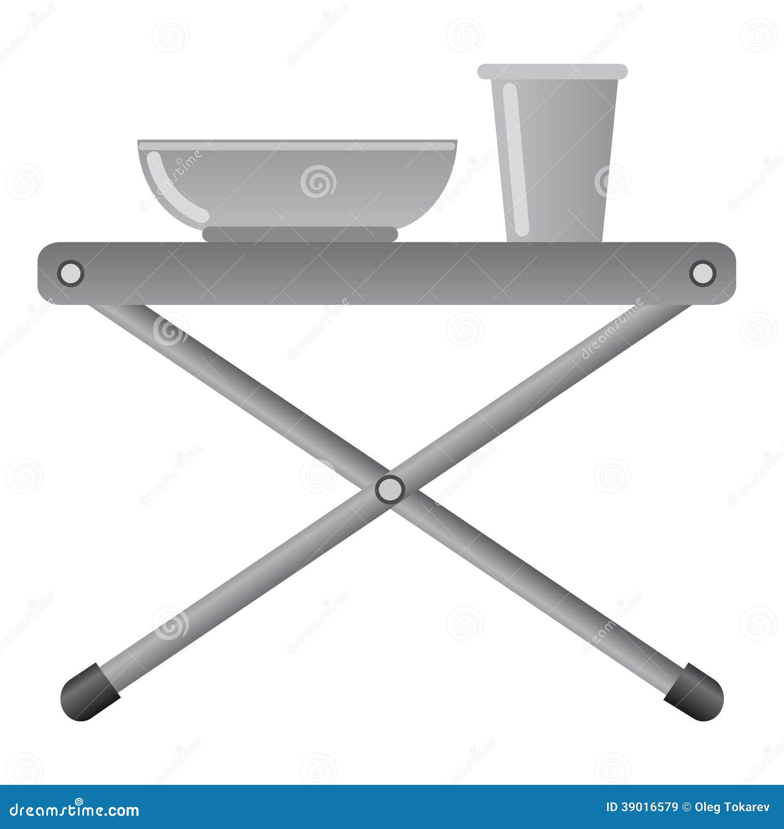 Folding Table Icon, Cartoon Style Vector Illustration | CartoonDealer ...
