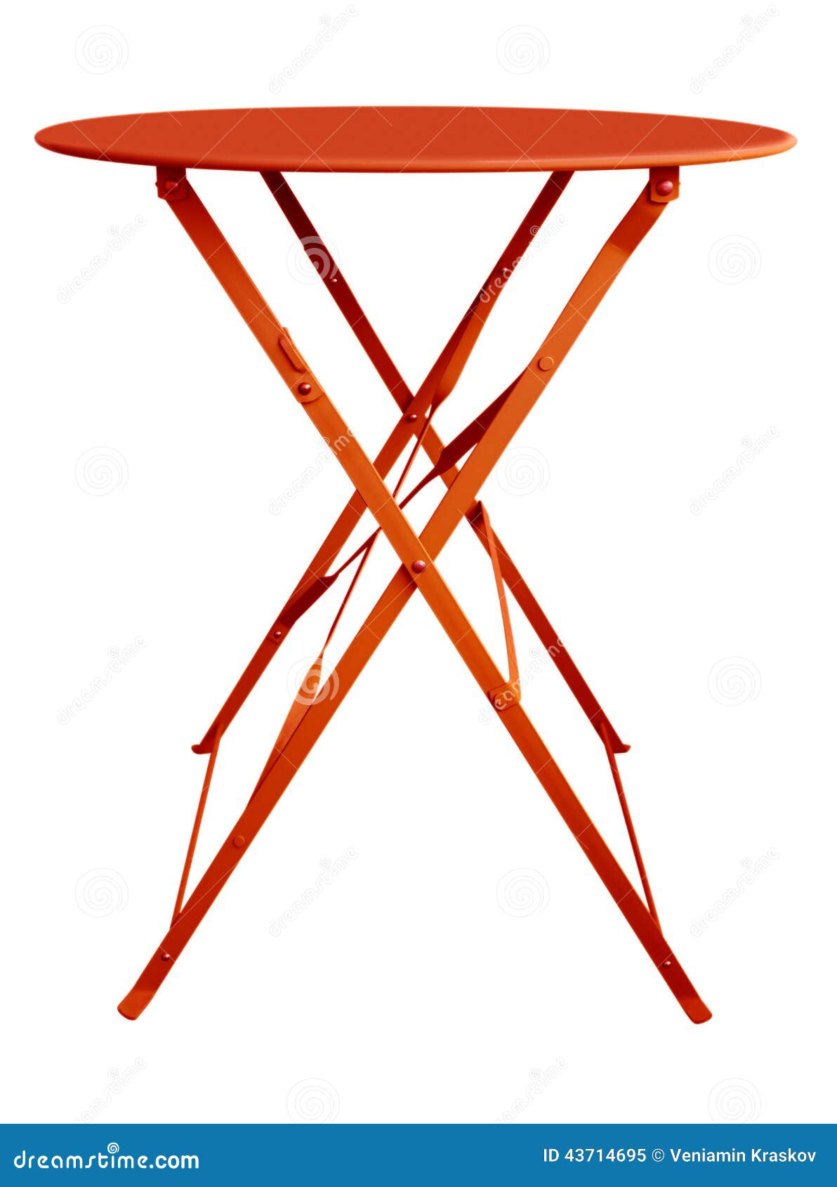 Folding Table Red stock image. Image of white, clipping - 43714695