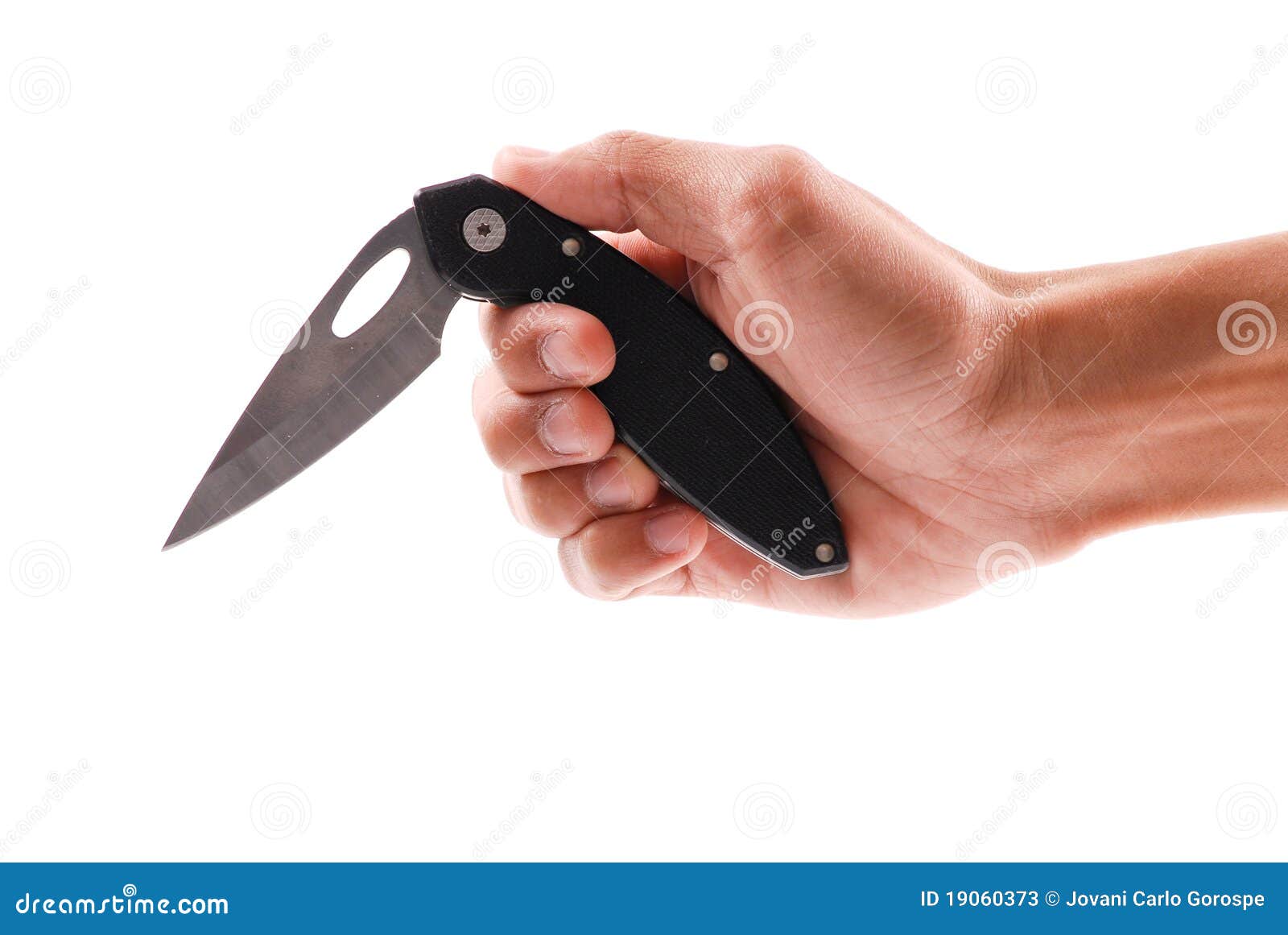 Tactical Knife With A Long Sharp Blade. Knife. Royalty-Free Stock Image ...