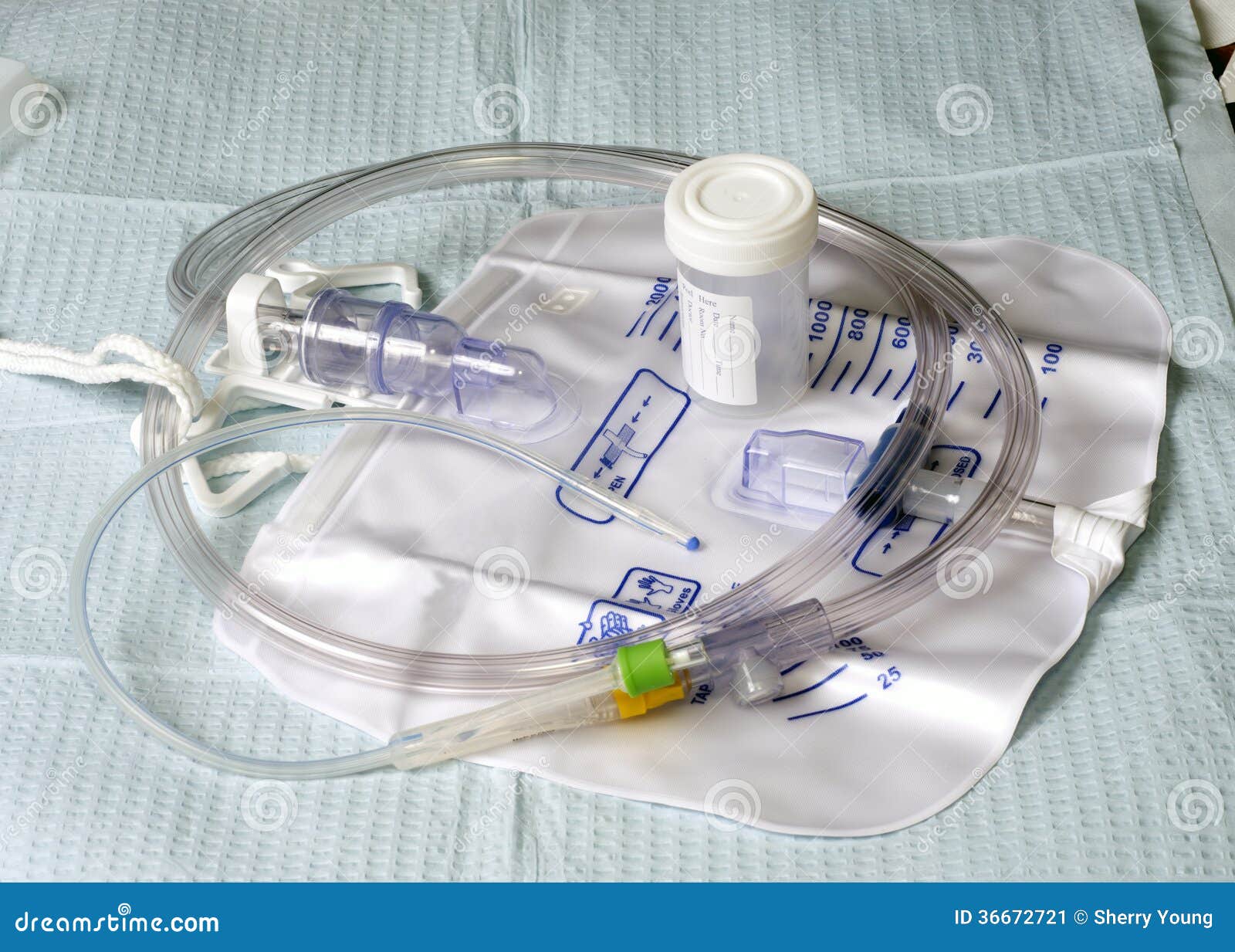 Foley Catheter And Forceps Stock Photography | CartoonDealer.com #67848062