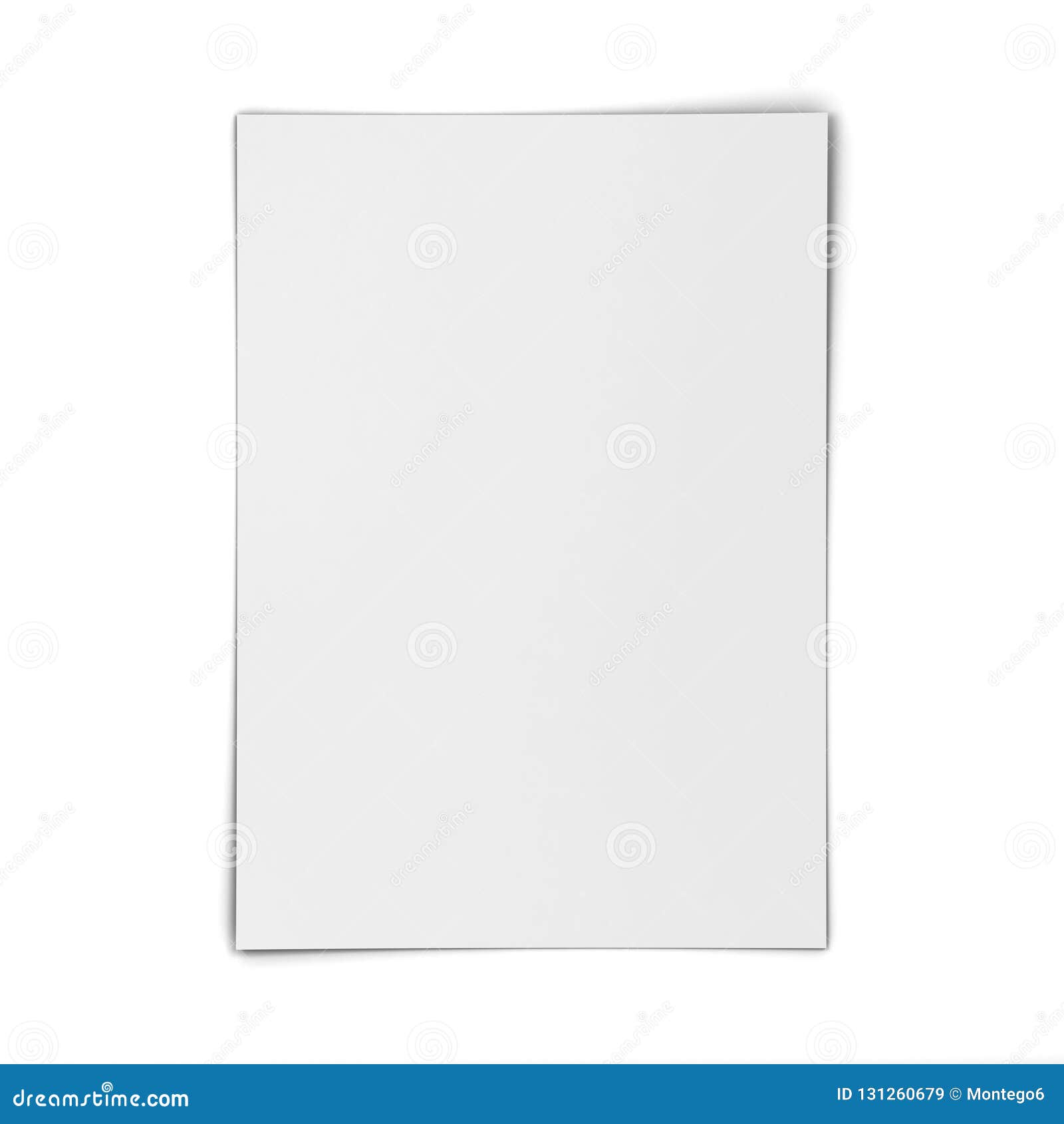 Folha de papel em branco ilustração stock. Ilustração de mensagem ...