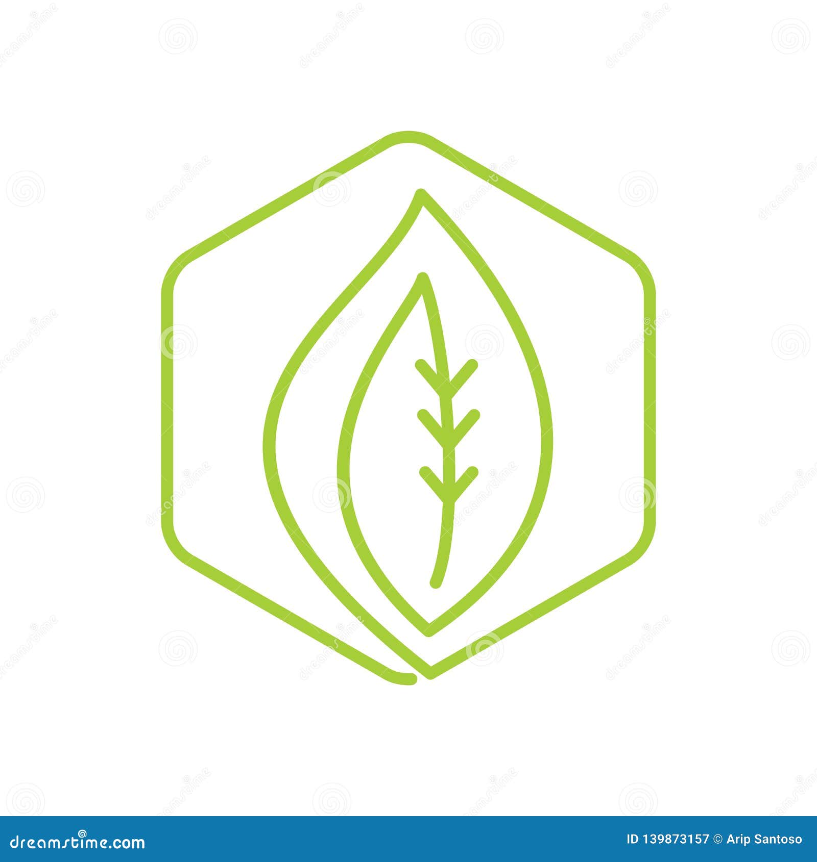 Folha Logo Design Vetora Template Isolated Ilustração do Vetor ...