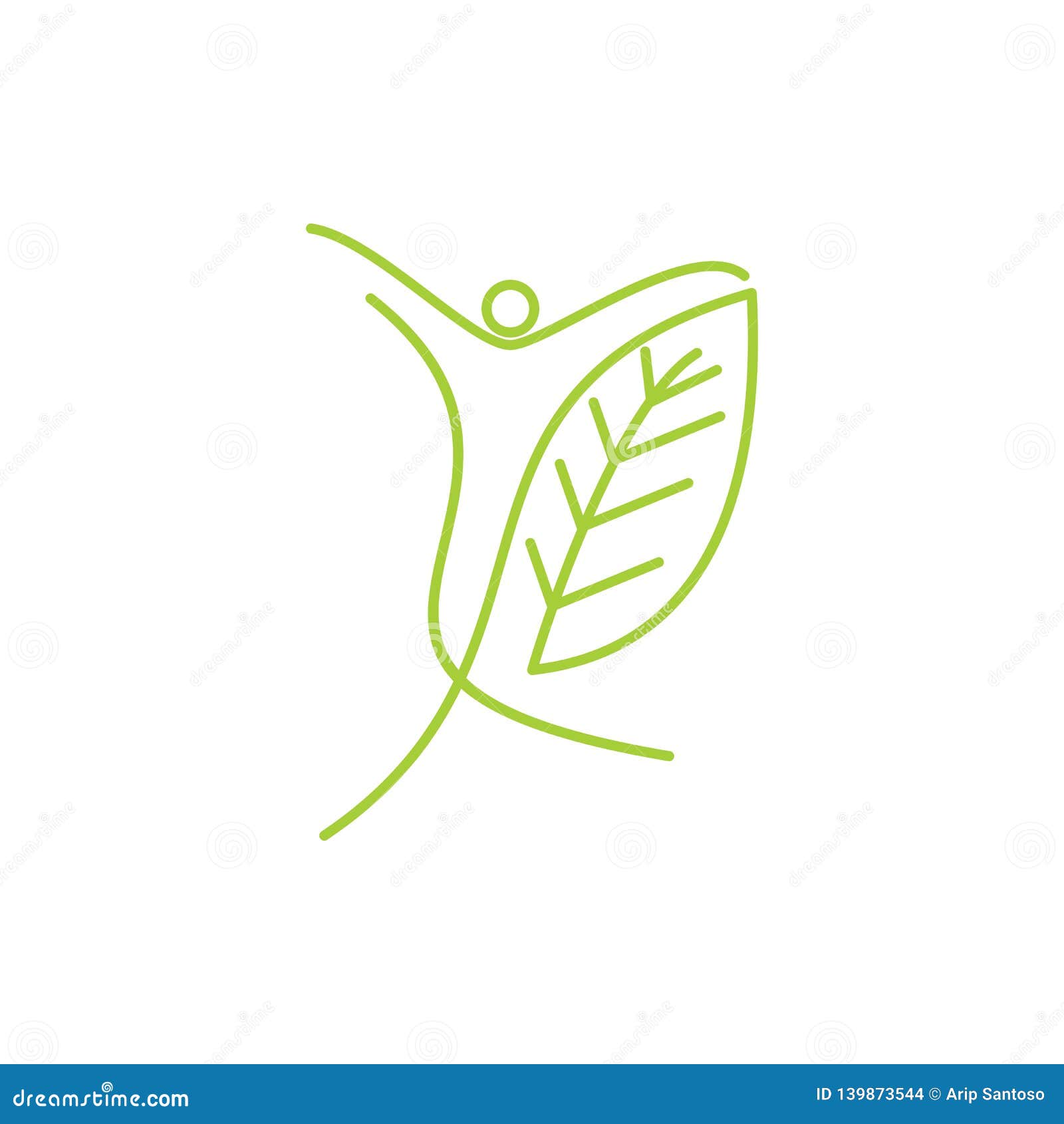 Folha Logo Design Vetora Template Isolated Ilustração do Vetor ...