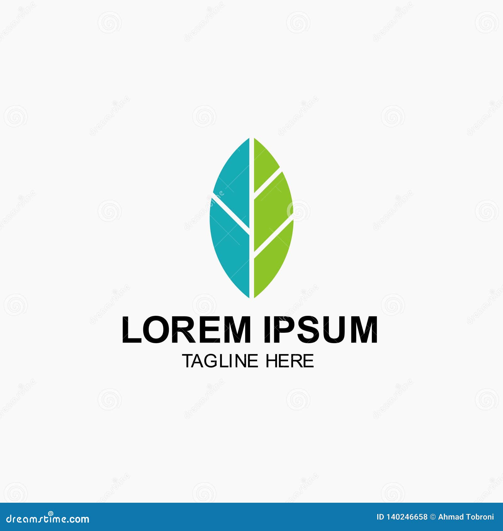 Folha Logo Vetora Template Design Illustration Ilustração do Vetor ...