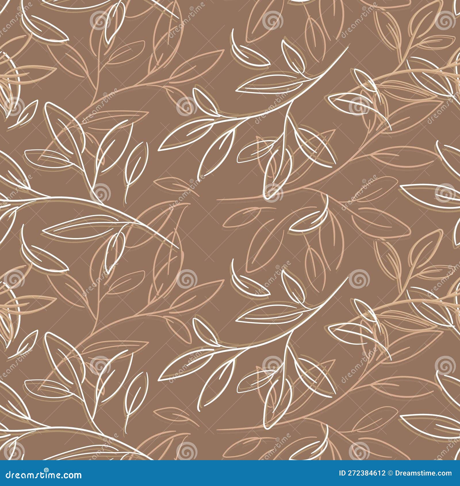 The Foliage Background is Linear. Light Lines in the Form of Foliage on ...