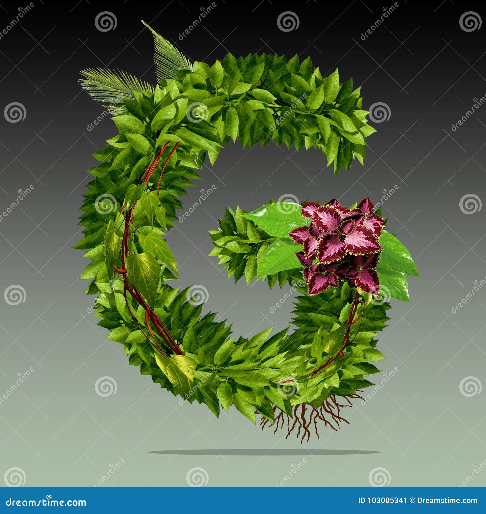 Foliage Logo stock illustration. Illustration of nature - 103005341