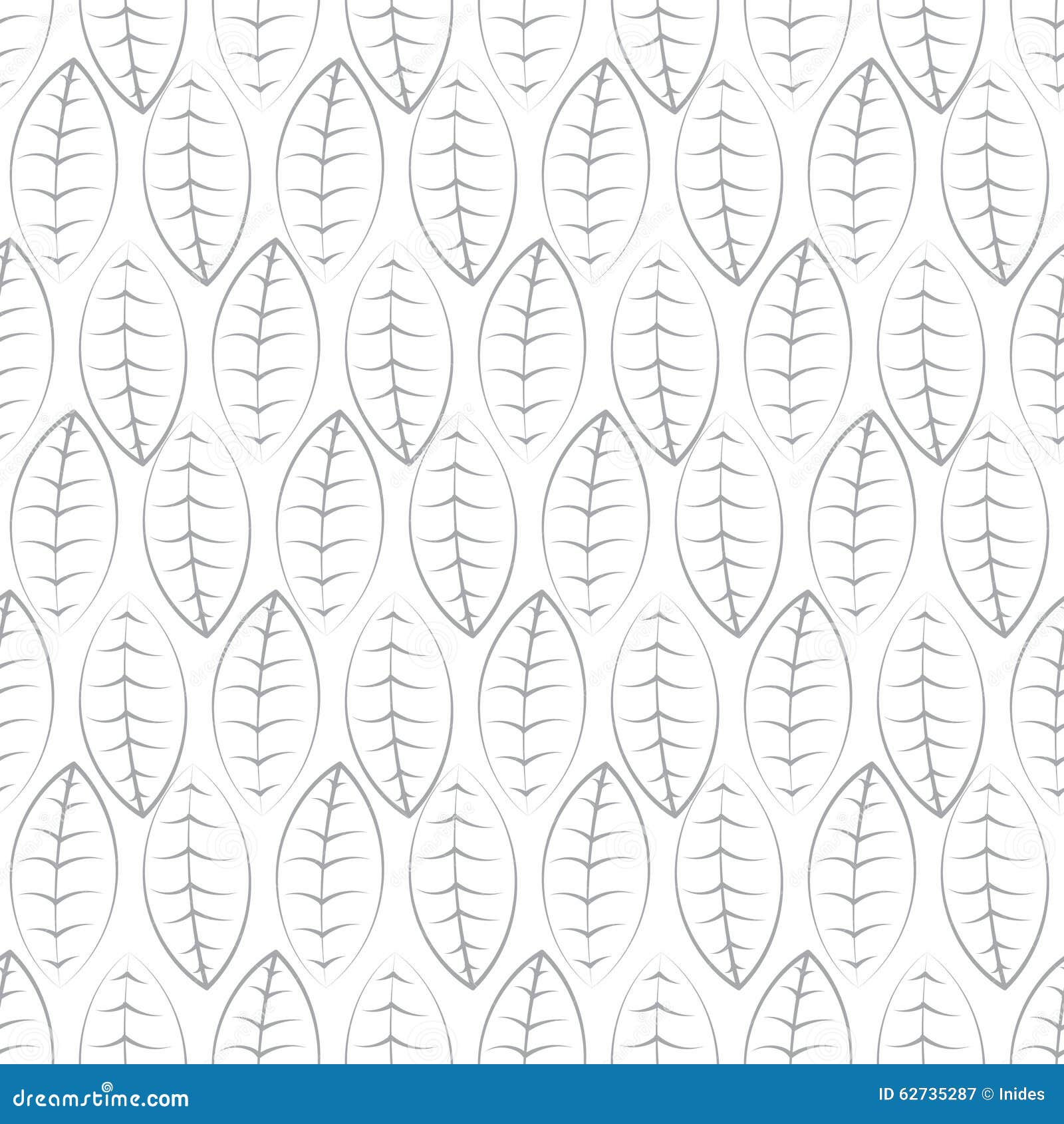 Foliage Vector Seamless Pattern Stock Vector - Illustration of flourish ...