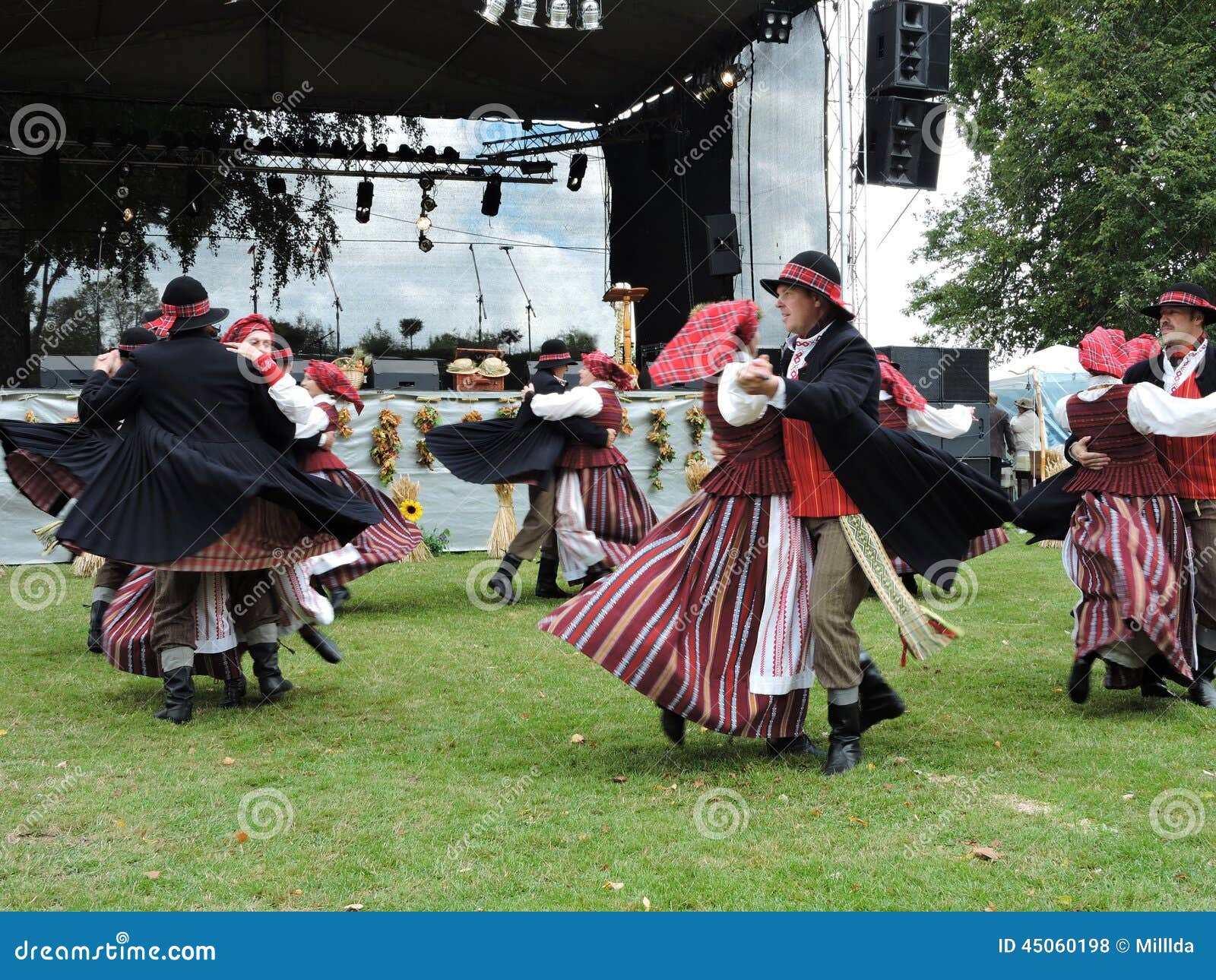Folk dance editorial stock photo. Image of lithuania - 45060198