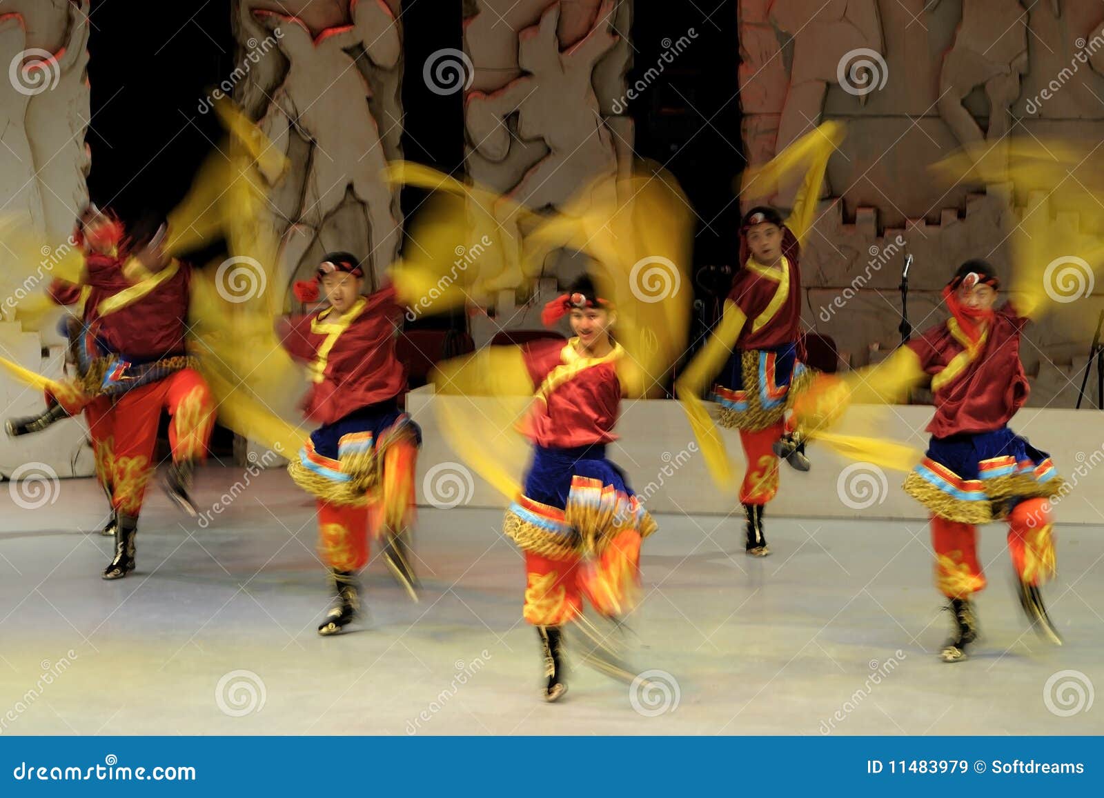 Folk dance performance editorial stock image. Image of historical ...
