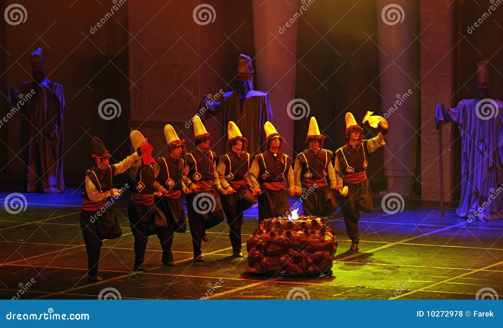 Folk dance show editorial stock photo. Image of colors - 10272978