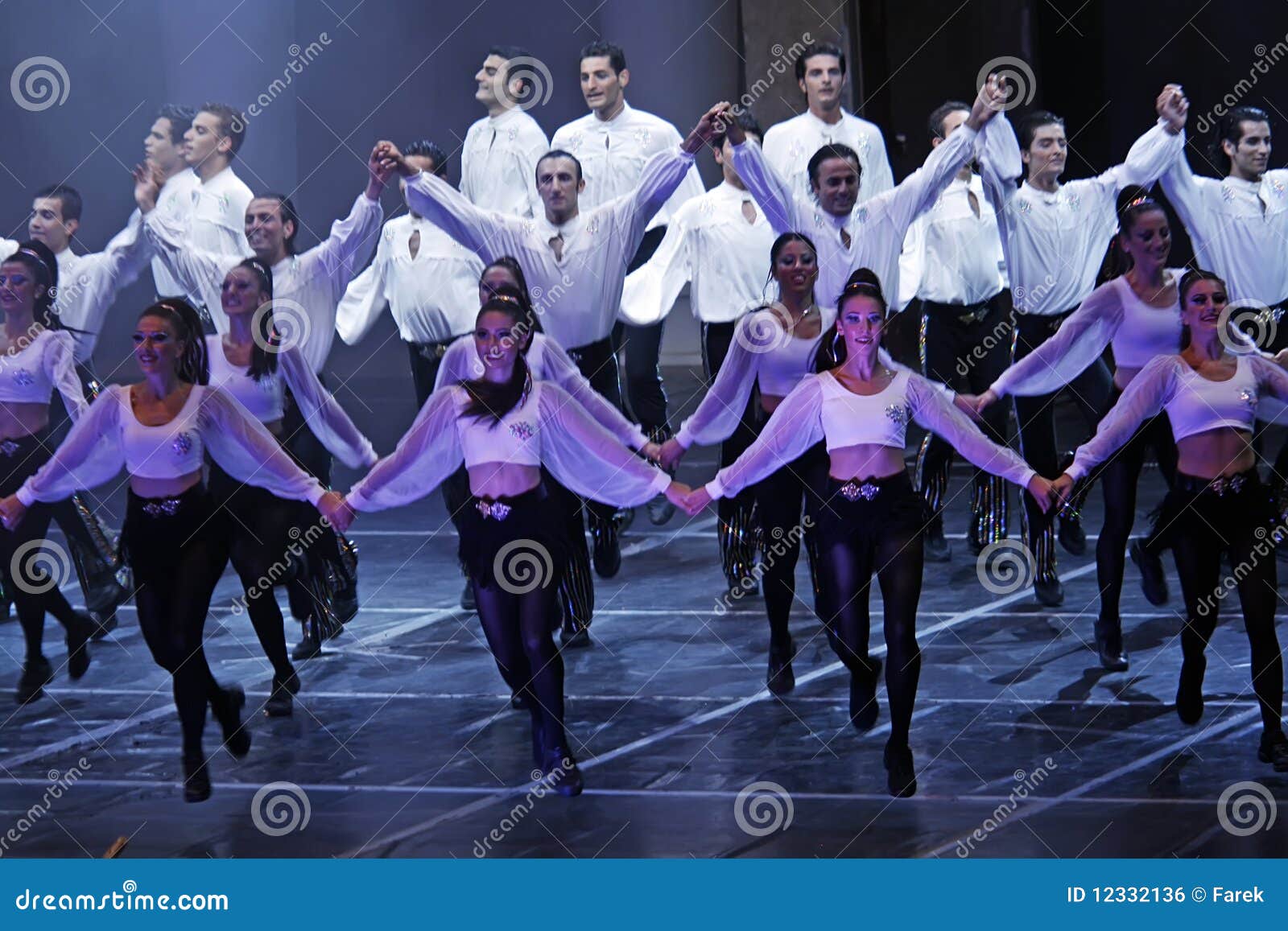 Folk dance show editorial photo. Image of culture, choreography - 12332136