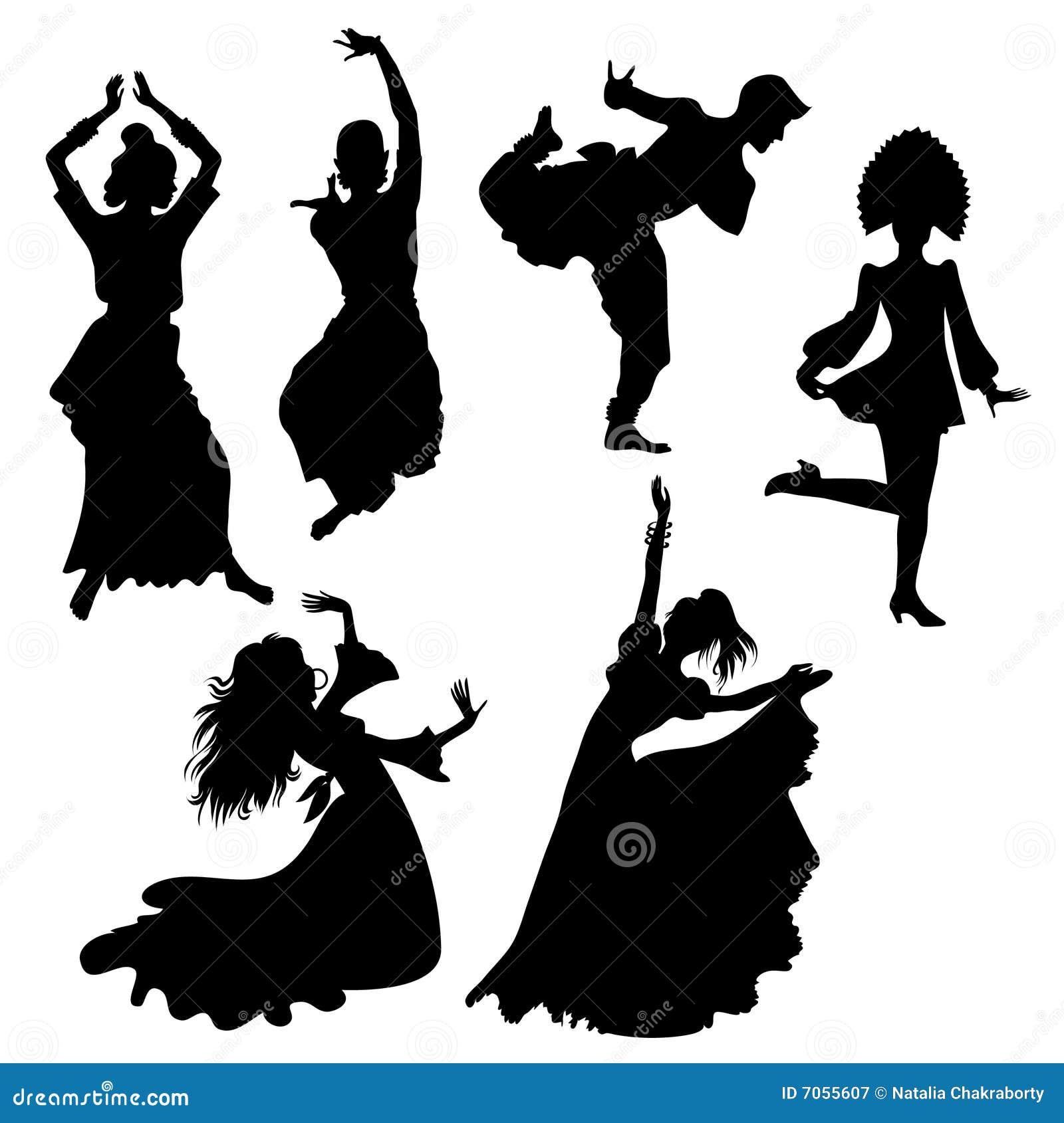 Folk Dances Of The Peoples Of The Caucasus Cartoon Vector ...