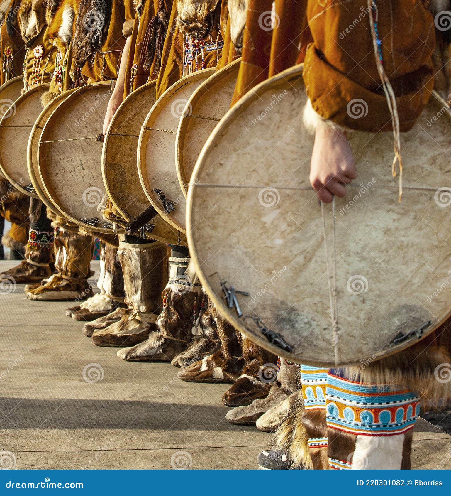 Folk Ensemble Performance in Dress of Indigenous People of Kamchatka ...