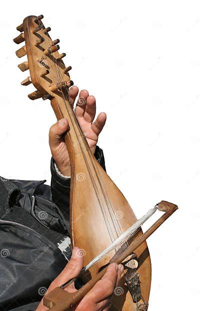 Folk Fiddle stock image. Image of stringed, wooden, isolated - 12523585