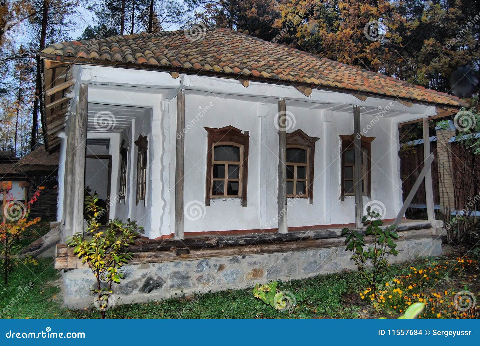 Folk house stock photo. Image of land, historical, tree - 11557684