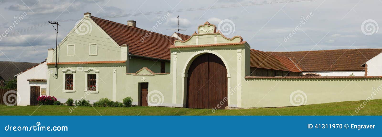 Folk house baroque stock photo. Image of outside, countryside - 41311970