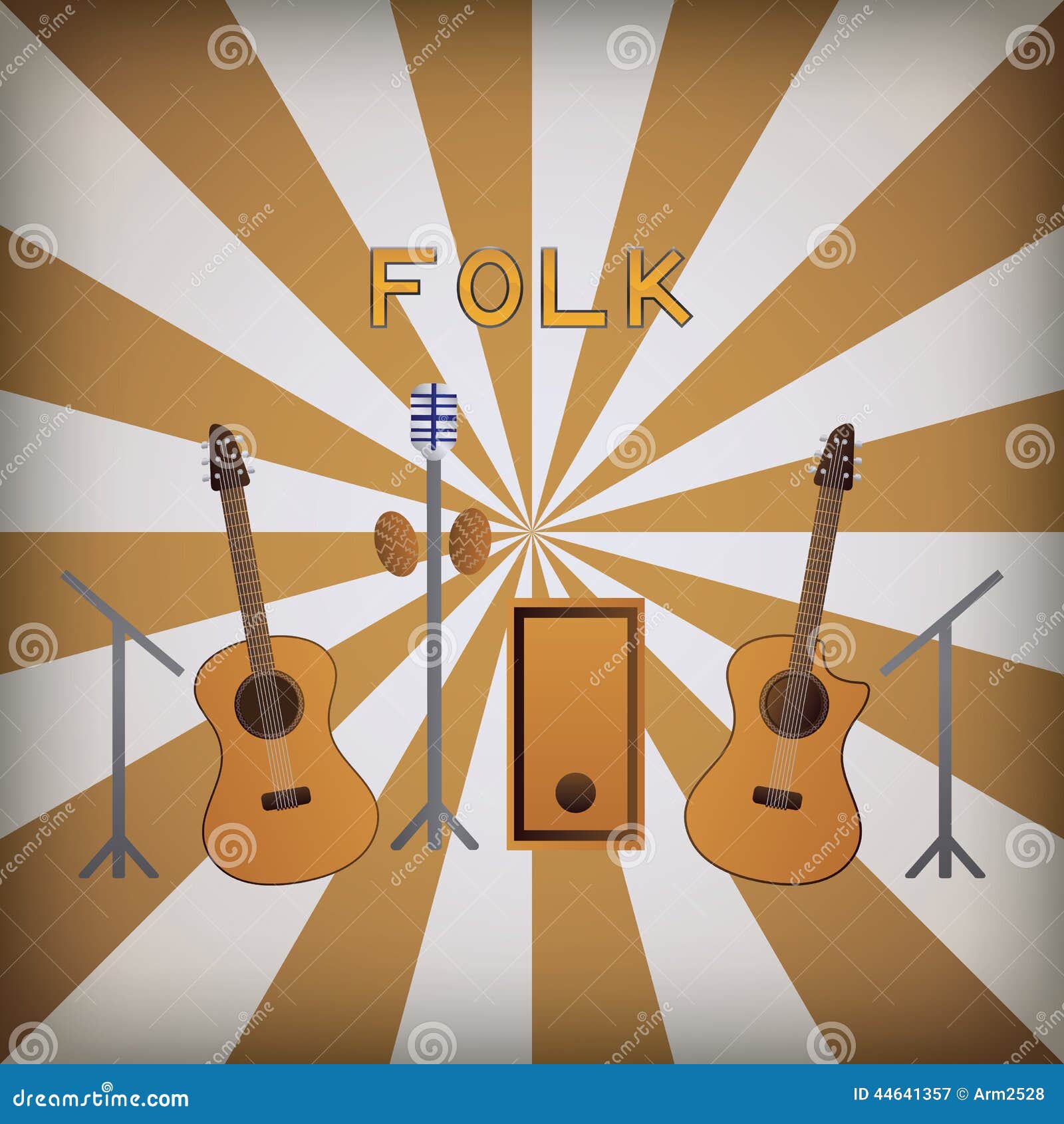 Folk stock vector. Illustration of rhythm, line, abstract - 44641357