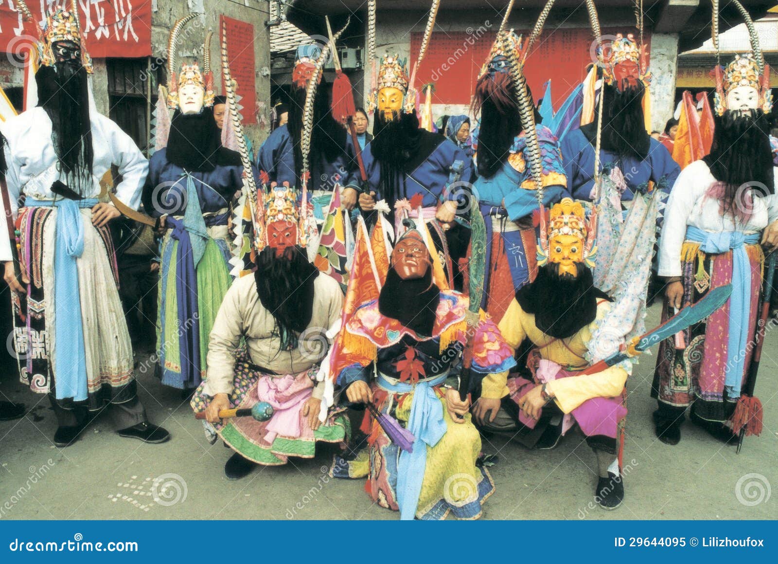 Folk opera in China editorial image. Image of folk, mask - 29644095