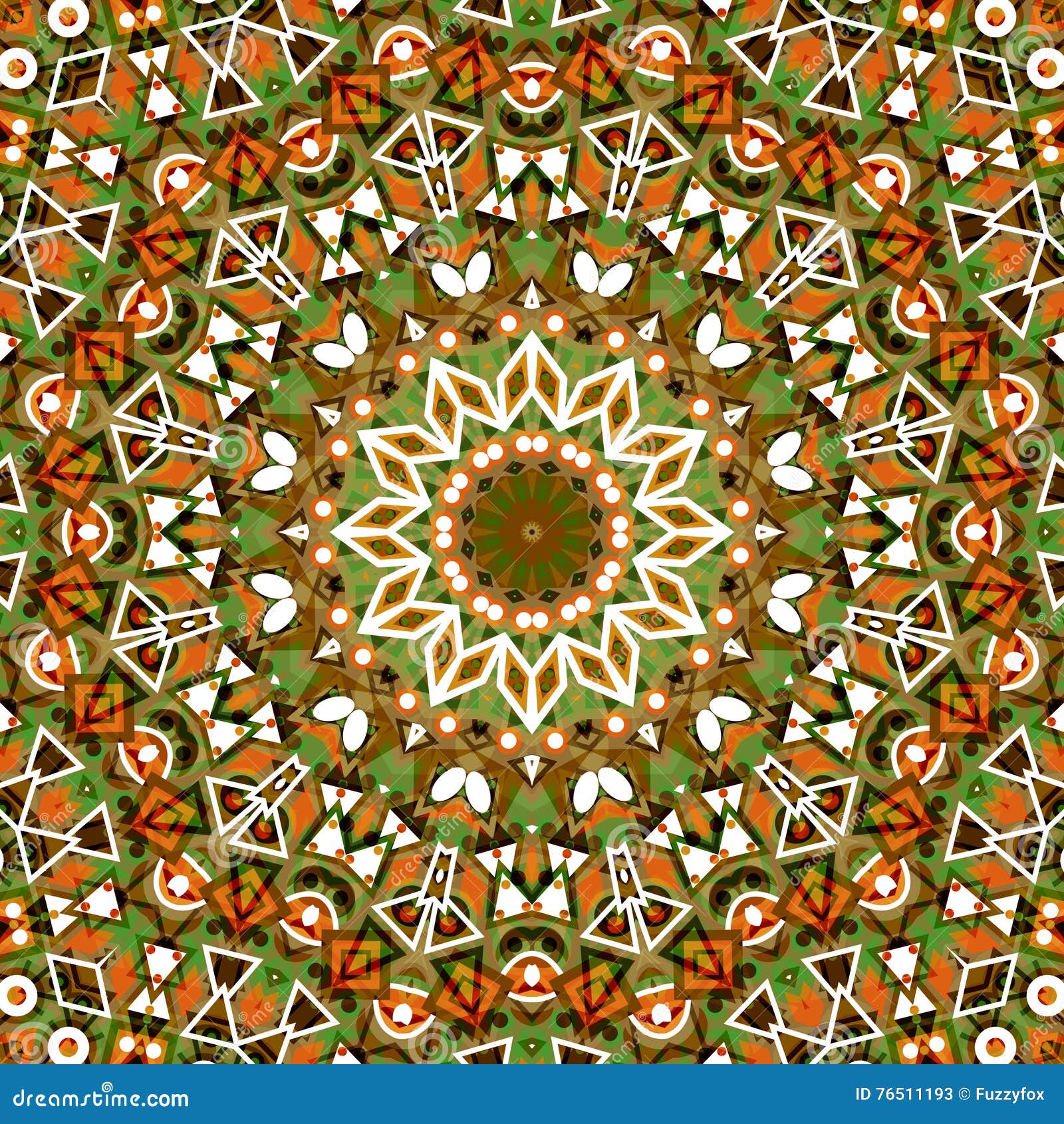 Folk Ornamental Textile Seamless Pattern Stock Illustration ...