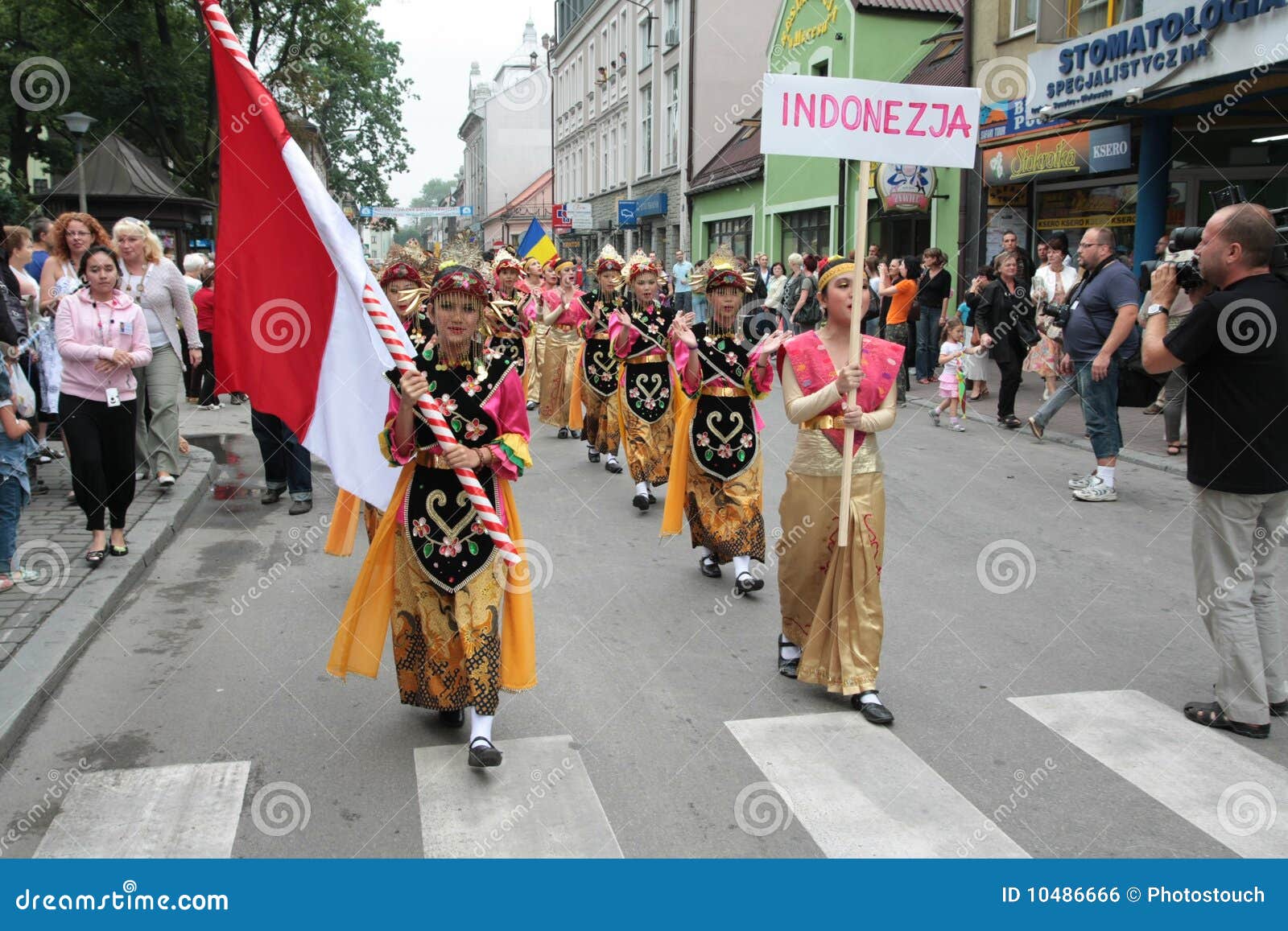 Folk parade editorial photo. Image of eastern, august - 10486666