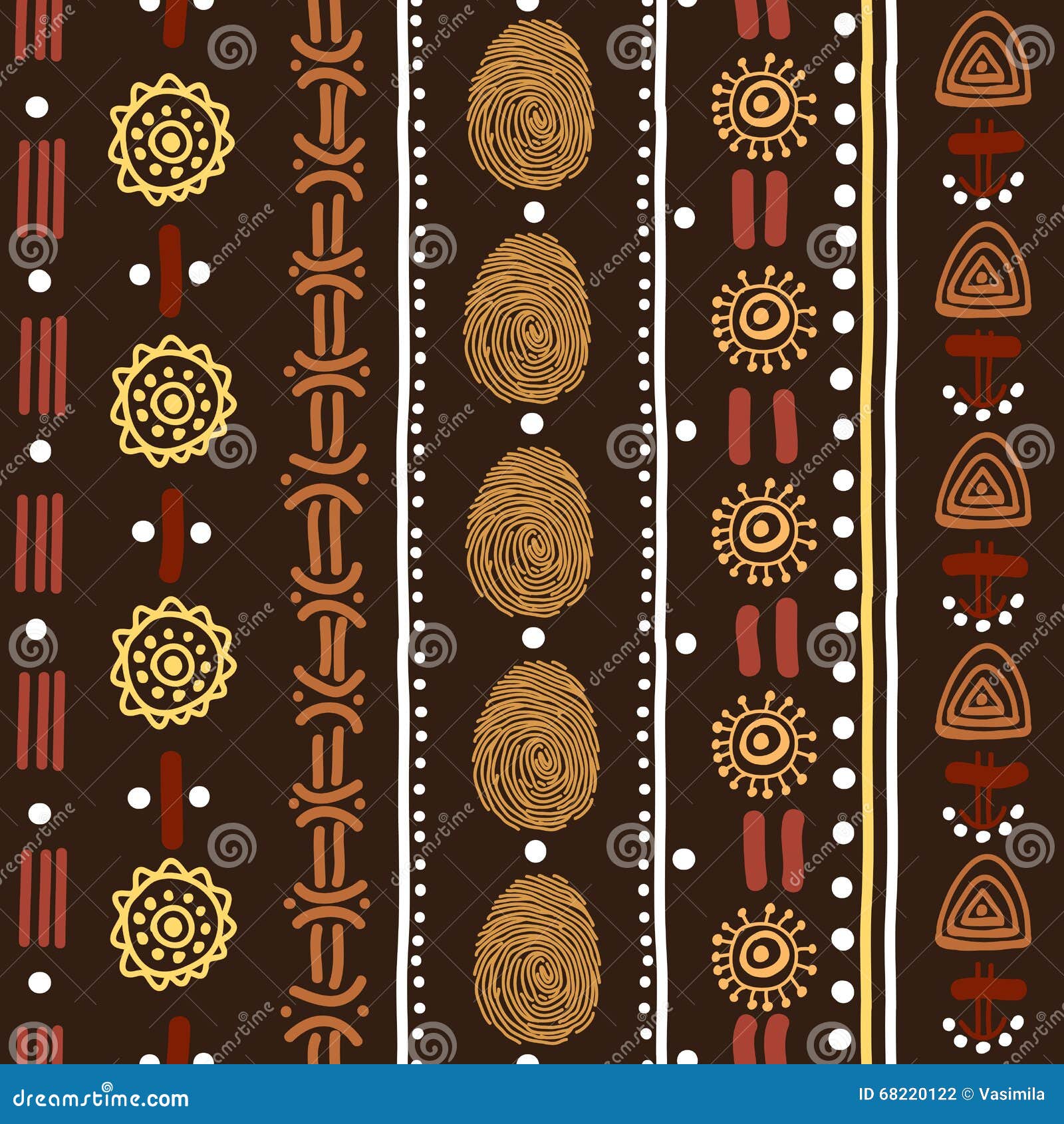 Folk pattern stock vector. Illustration of vector, print - 68220122