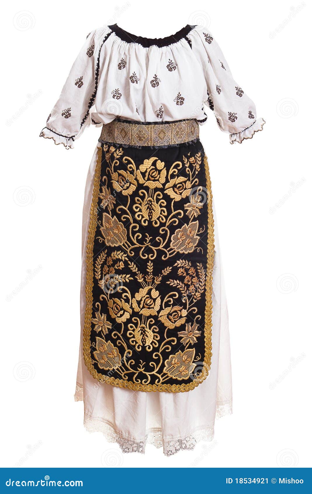 Folklore clothes stock image. Image of balkan, costume - 18534921