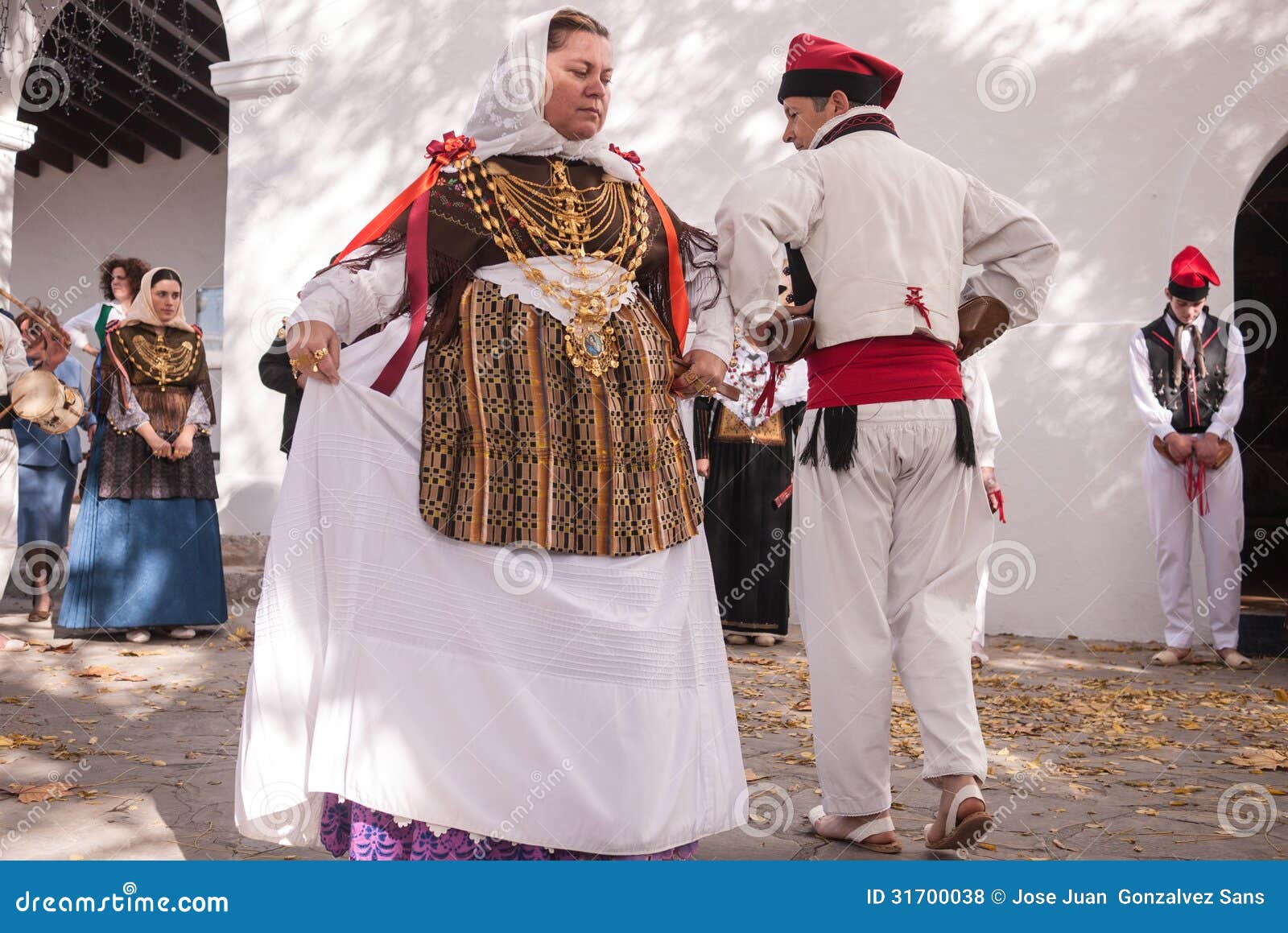 Folklore Dance Typical Ibiza Spain Editorial Stock Photo - Image of ...