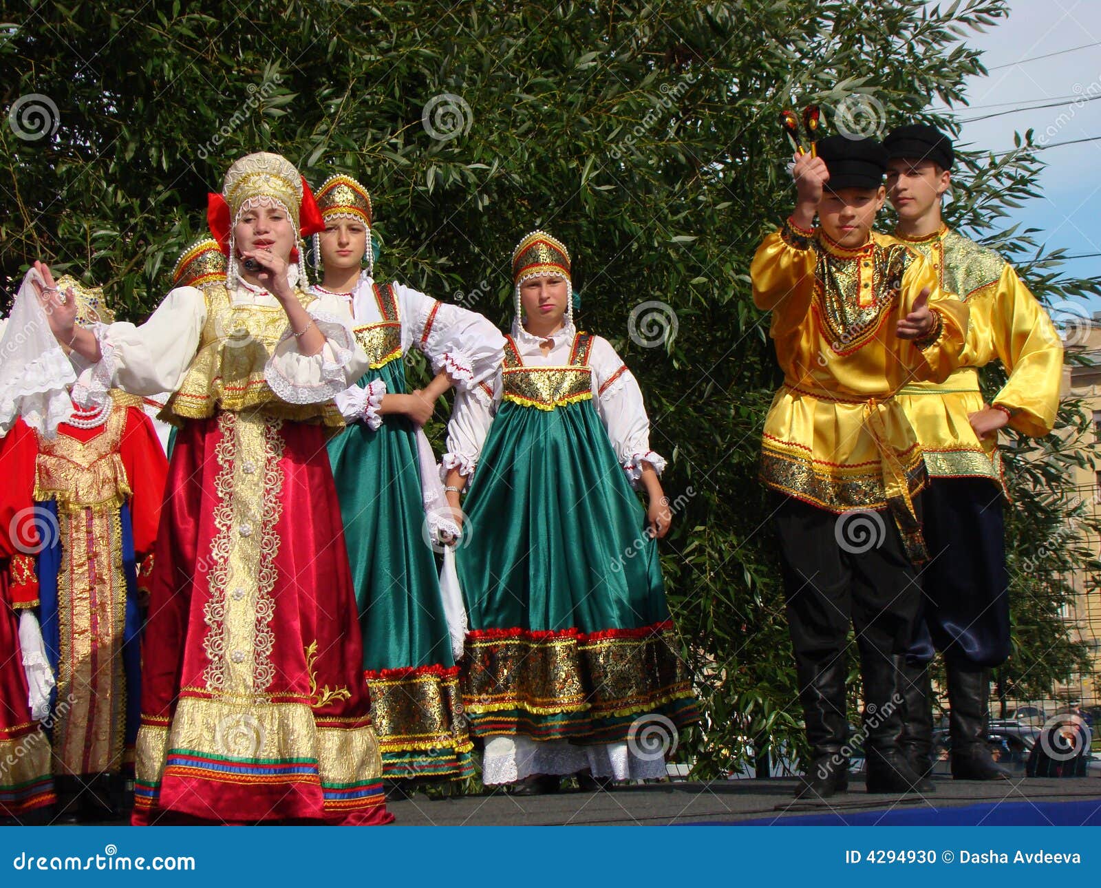 Folklore Ensemble of Russian National Song Editorial Image - Image of ...
