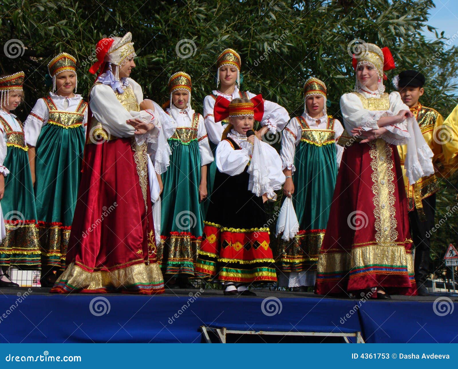 Folklore Ensemble of Russian National Song Editorial Stock Photo ...