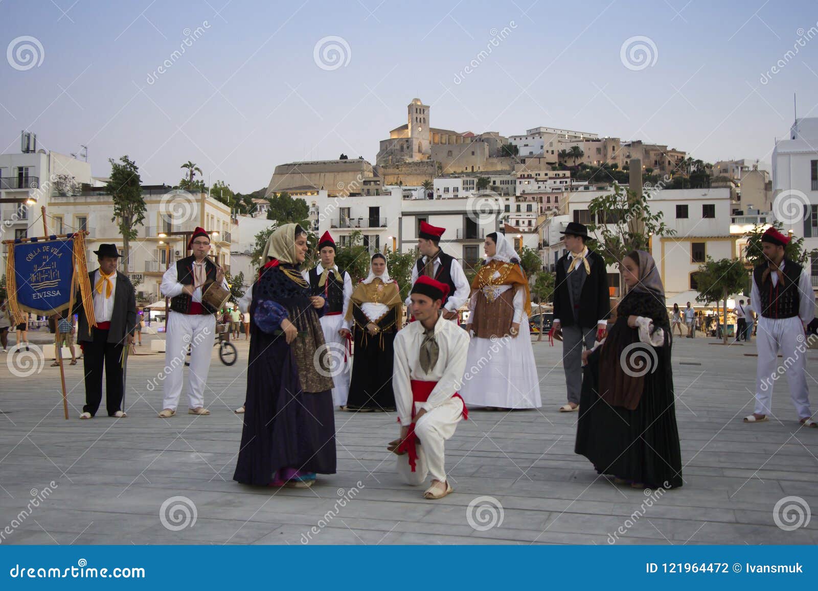 Folklore Group Performs Traditional Dance in Traditional Costume ...