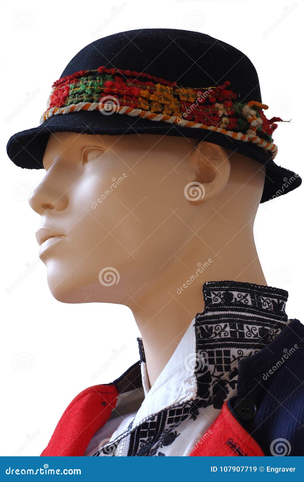 Folklore Men Hat Clothing Theme Stock Image - Image of traditional ...