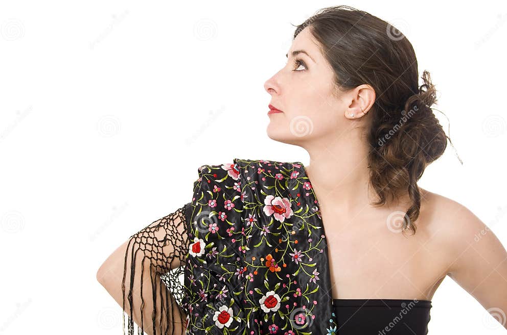 Folklore profile. stock photo. Image of latina, shwam - 30876240