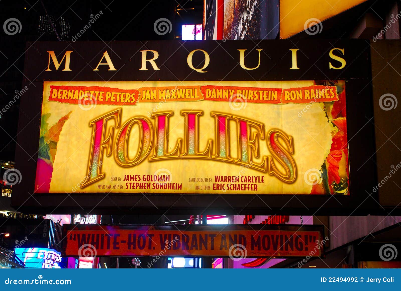 Follies Marquis at Times Square, NYC Editorial Photography - Image of ...