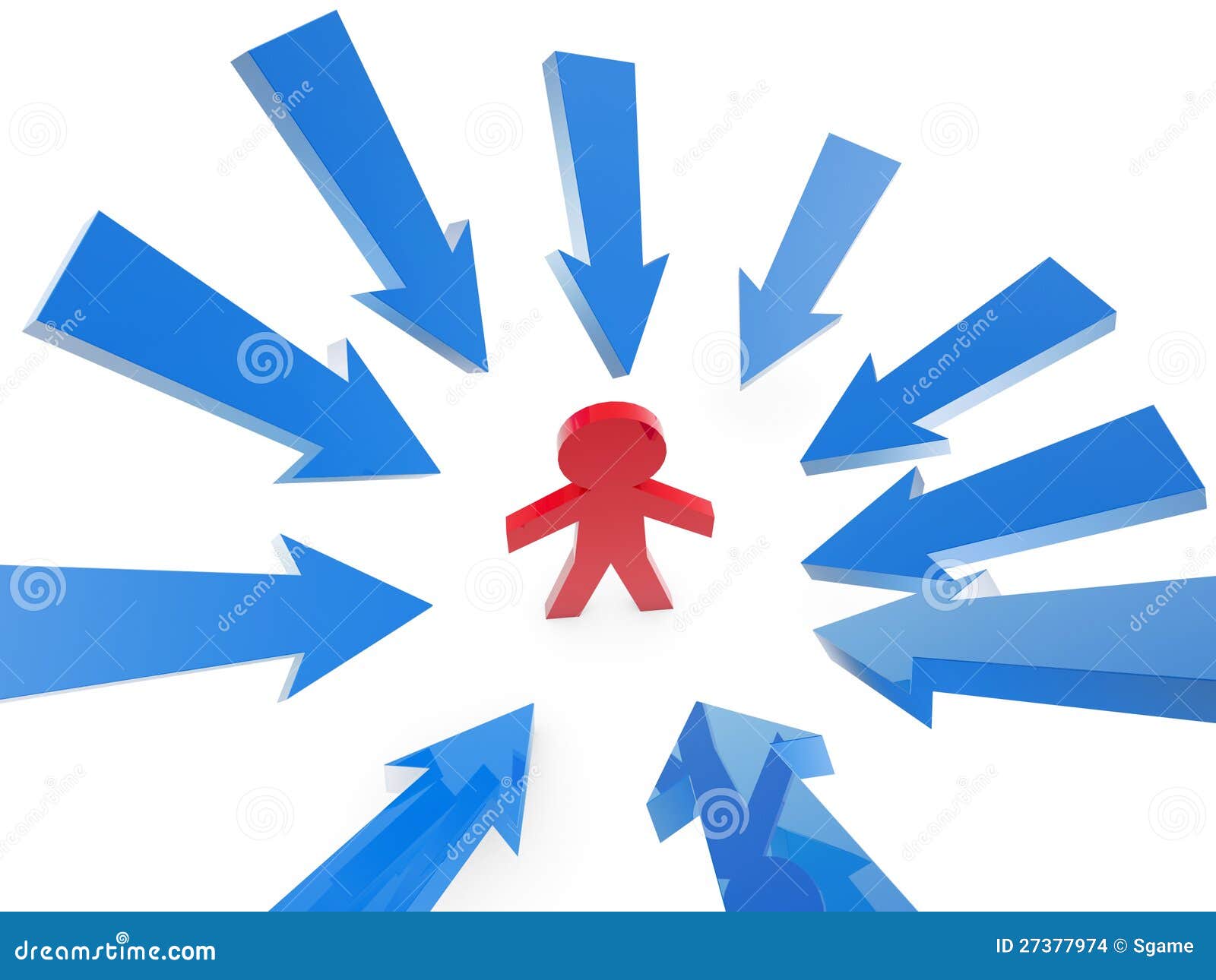 Follow Arrow Sign Or Leader, Choose Your Direction, Vector Cartoon ...