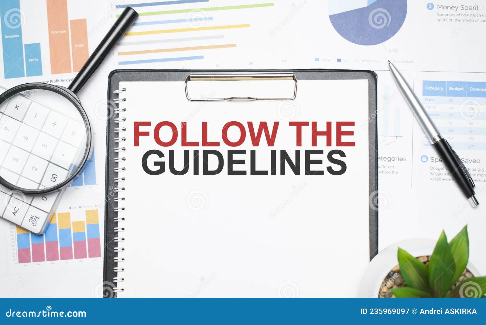 FOLLOW the GUIDELINES Information Closeup. Medical Concept Stock Image ...