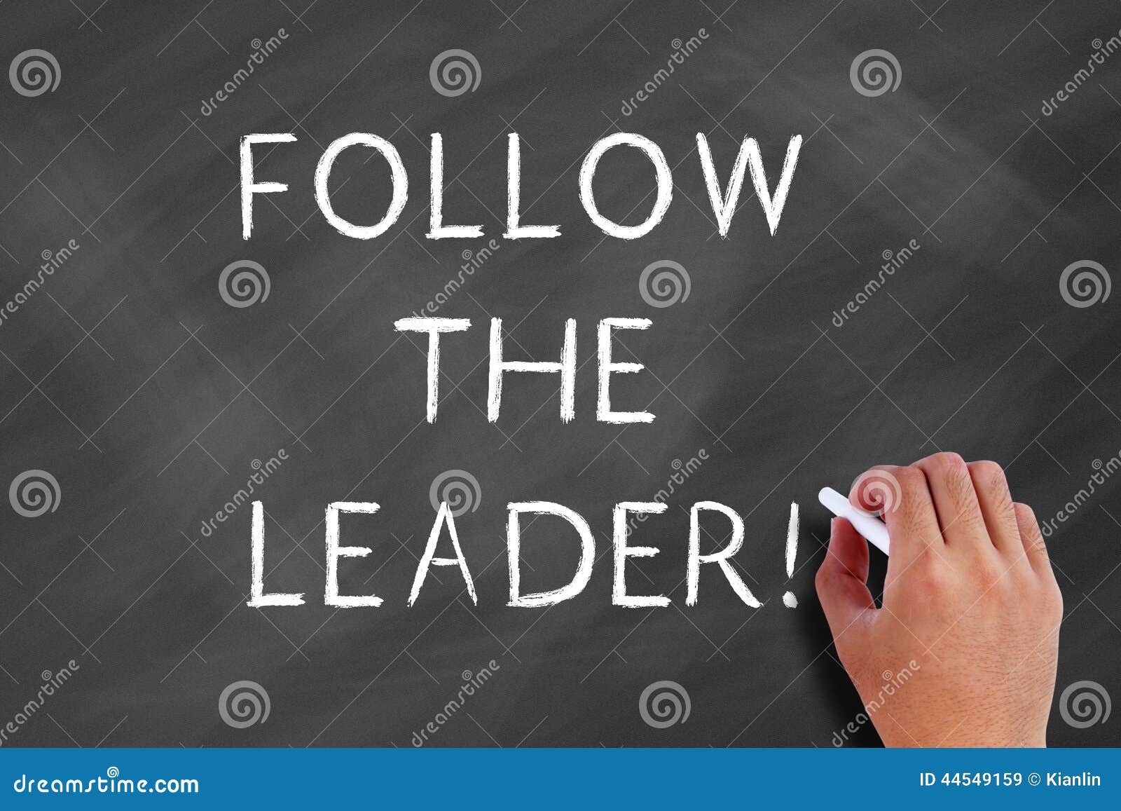 Follow the Leader stock image. Image of encourage, business - 44549159