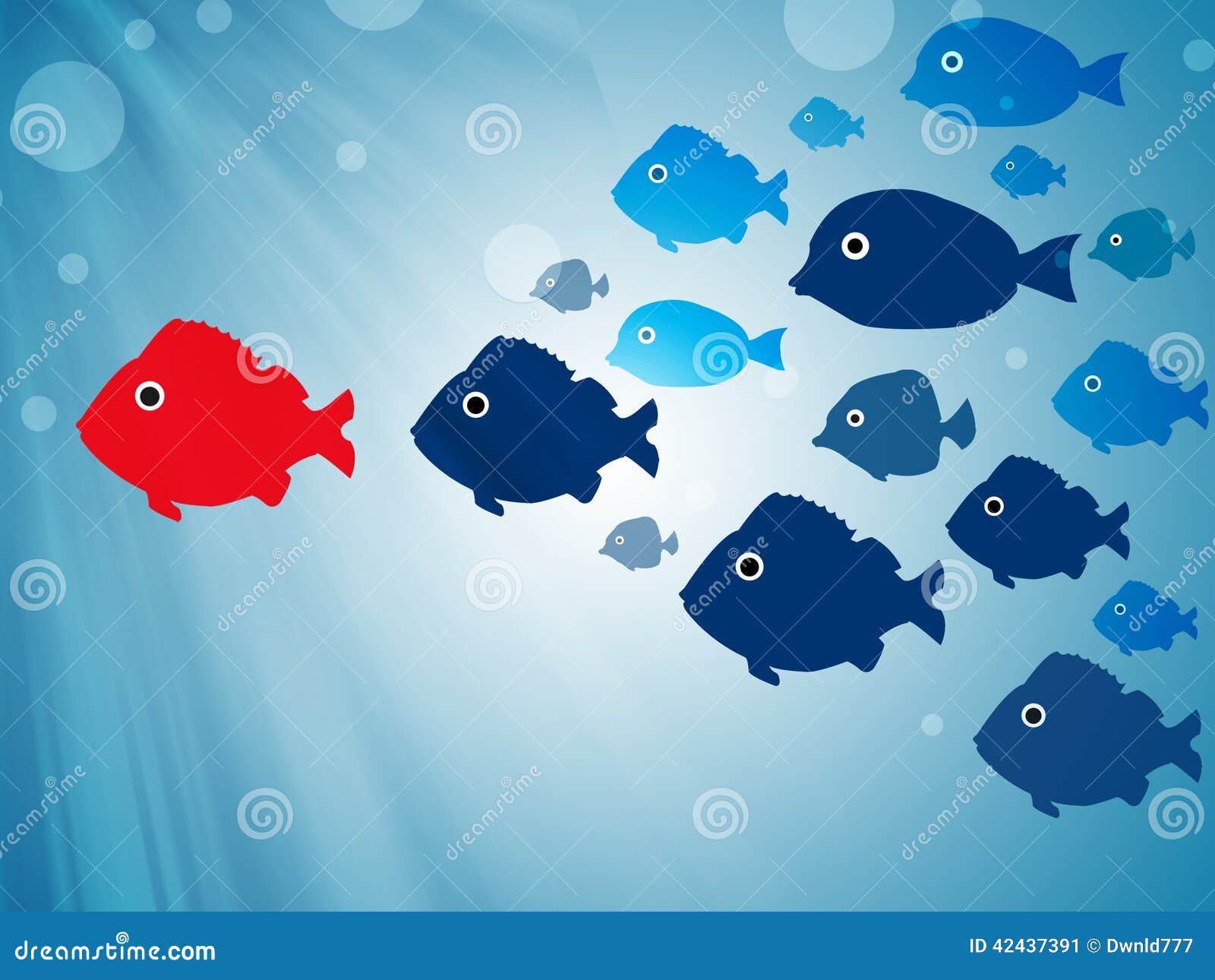 Follow leader stock illustration. Illustration of creativity - 42437391