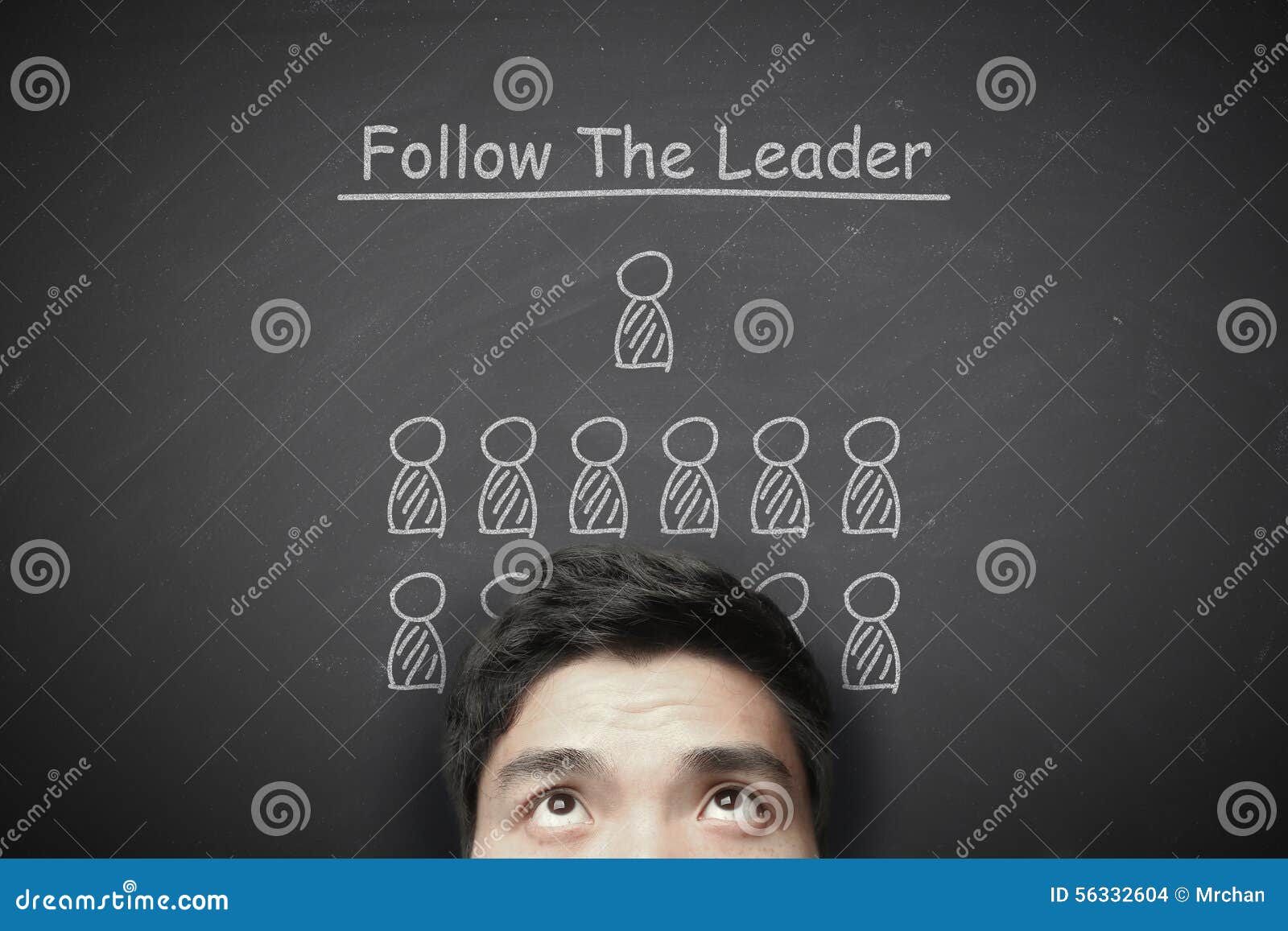 Follow the leader stock photo. Image of competition, executive - 56332604
