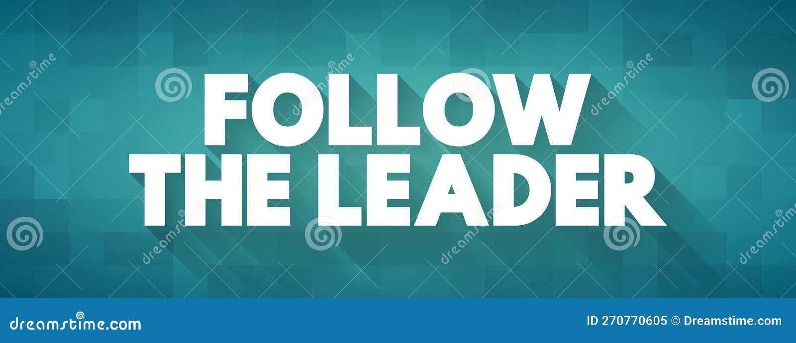 Leader - 3D Text Illustration - Words With Colored Lines Tilde And ...