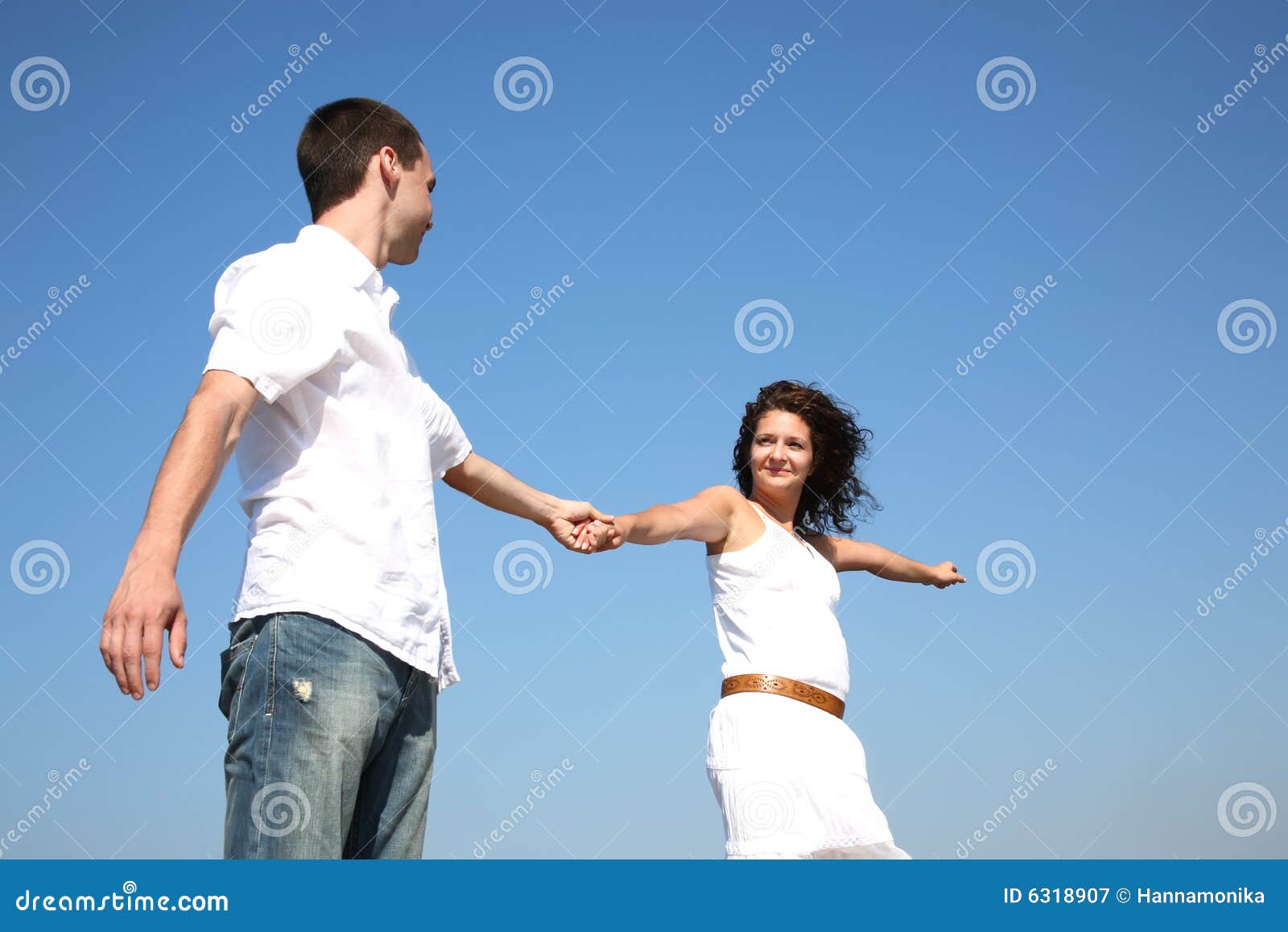 Follow me! stock image. Image of love, following, autumn - 6318907