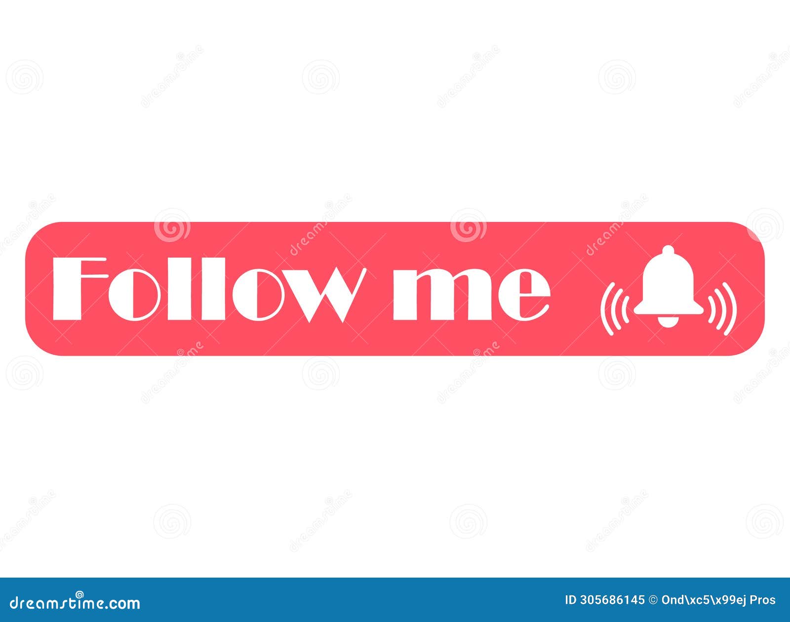 Follow Me Graphic Concept Symbol, Speech Button Web Label, Vector ...