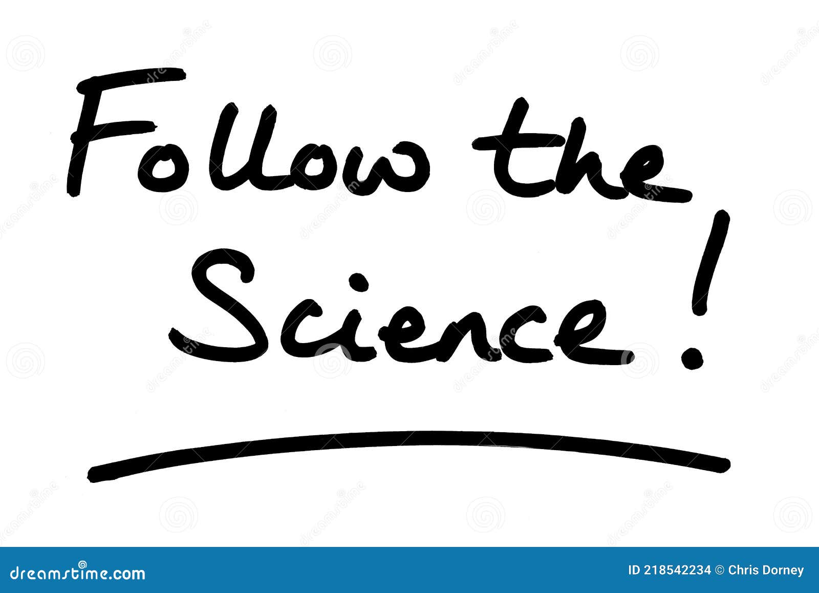 Follow the Science stock illustration. Illustration of conceptual ...
