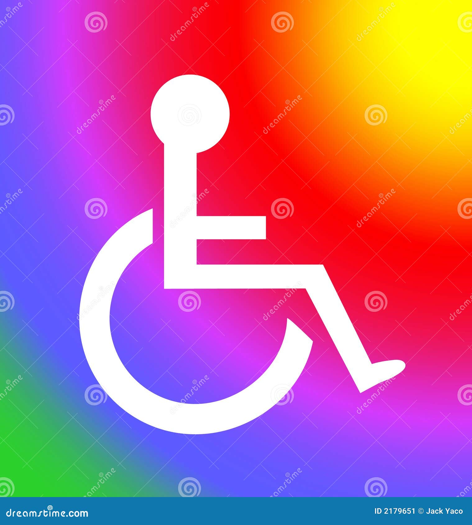 Disabled Symbol Vector Illustration | CartoonDealer.com #112437906