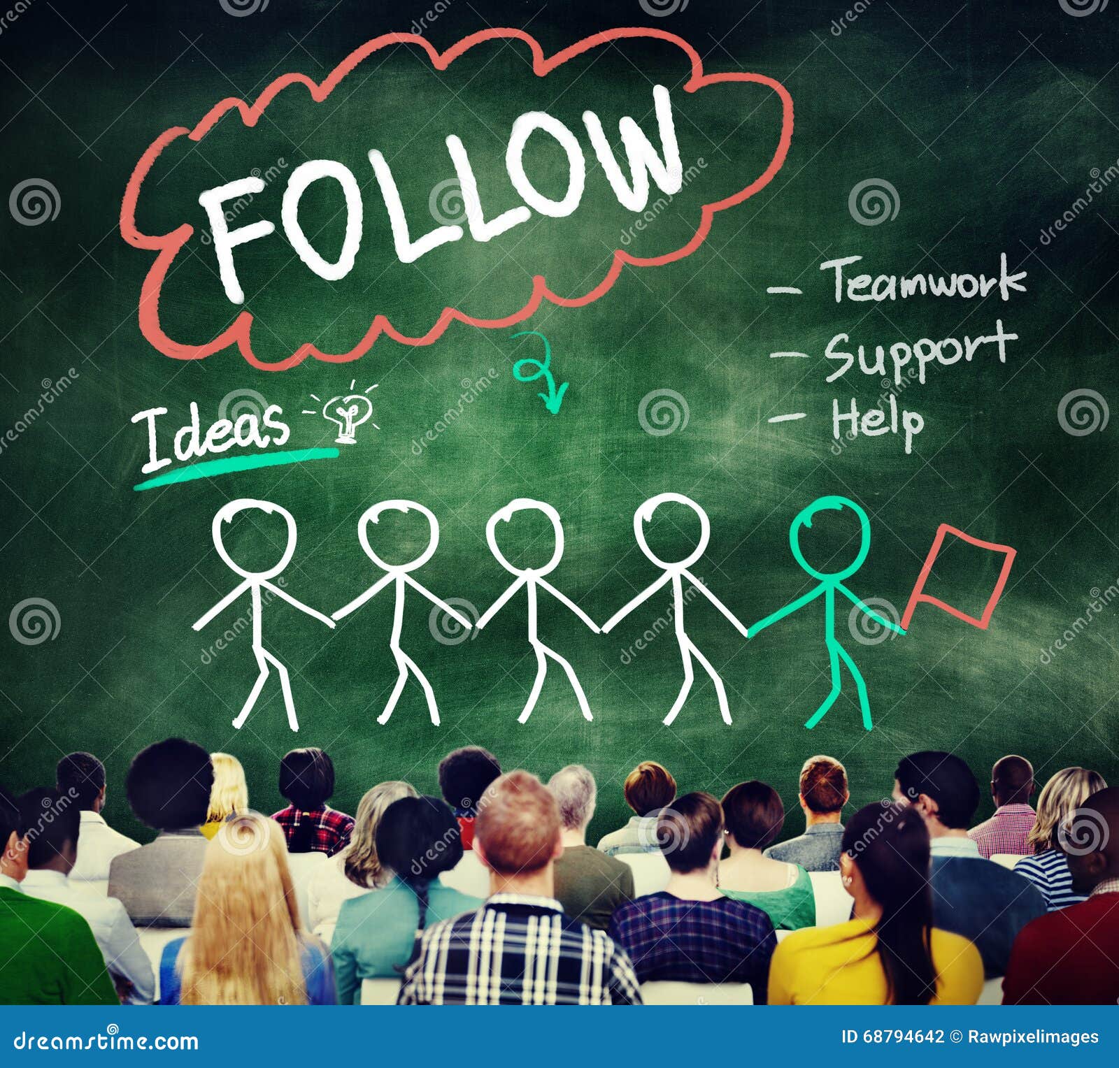 Follow Track Subscribe Social Media Concept Stock Photo - Image of ...