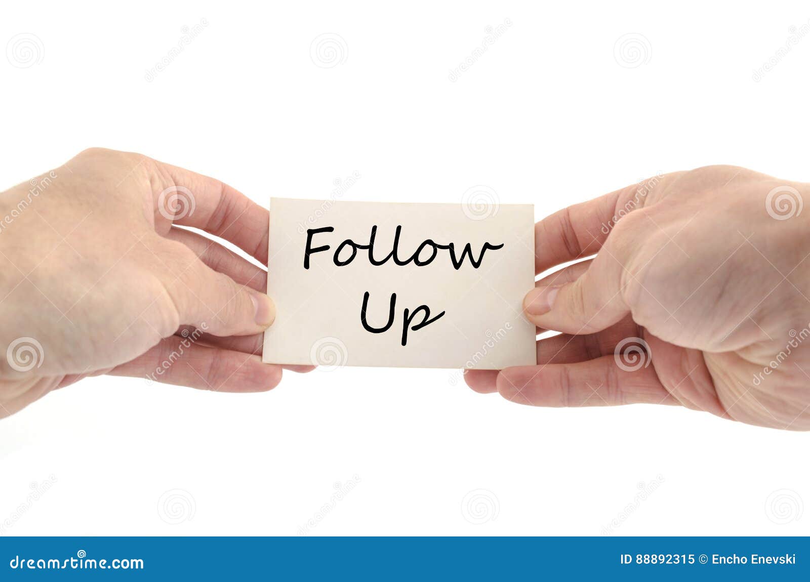 Follow up text concept stock image. Image of negotiation - 88892315
