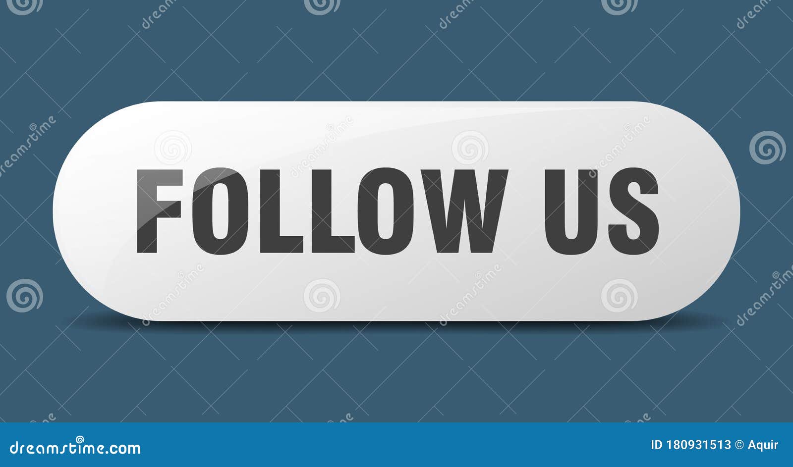 Follow Us Button. Follow Us Sign. Key. Push Button Stock Vector ...