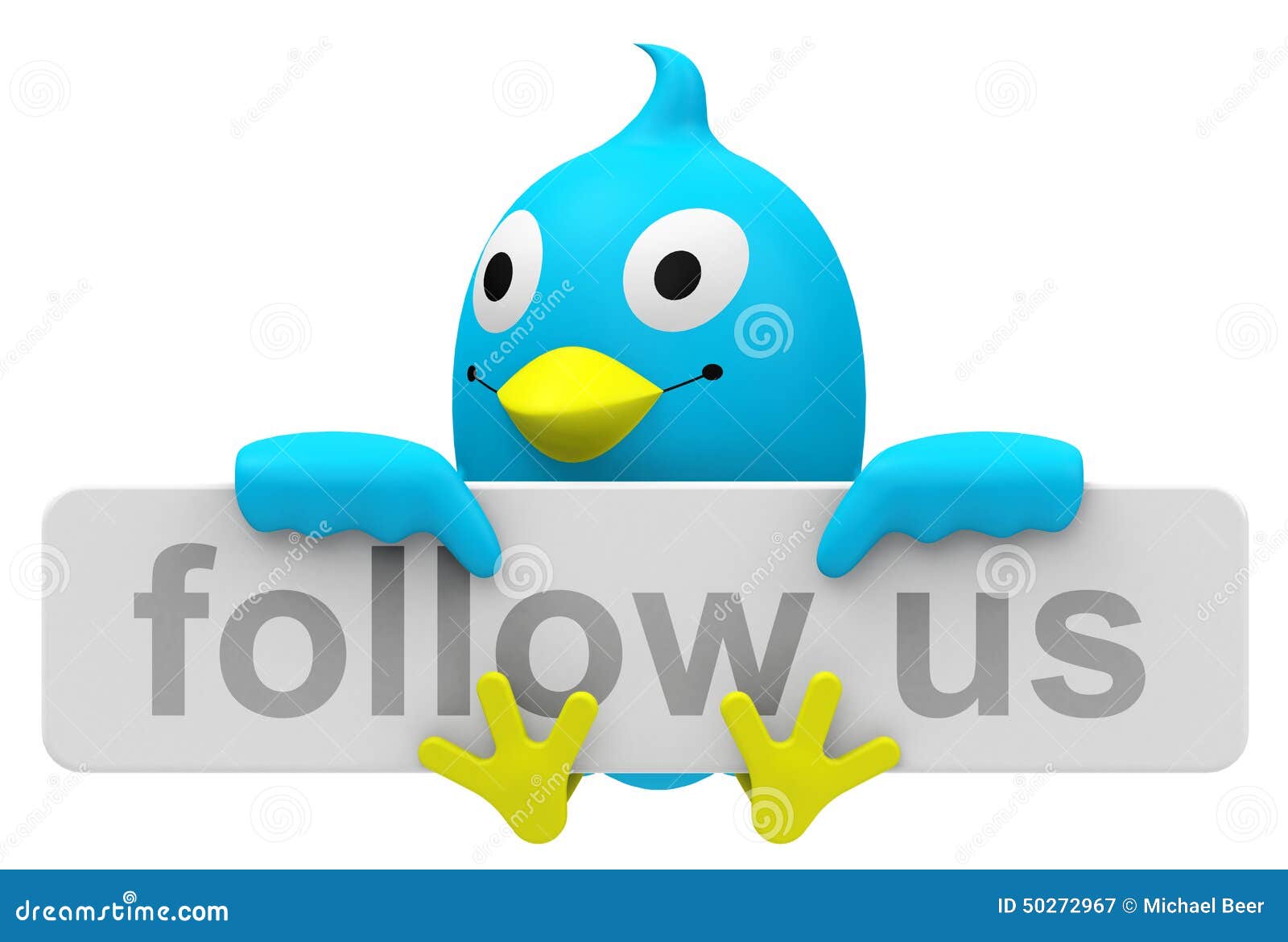 Follow us stock illustration. Illustration of sign, label - 50272967
