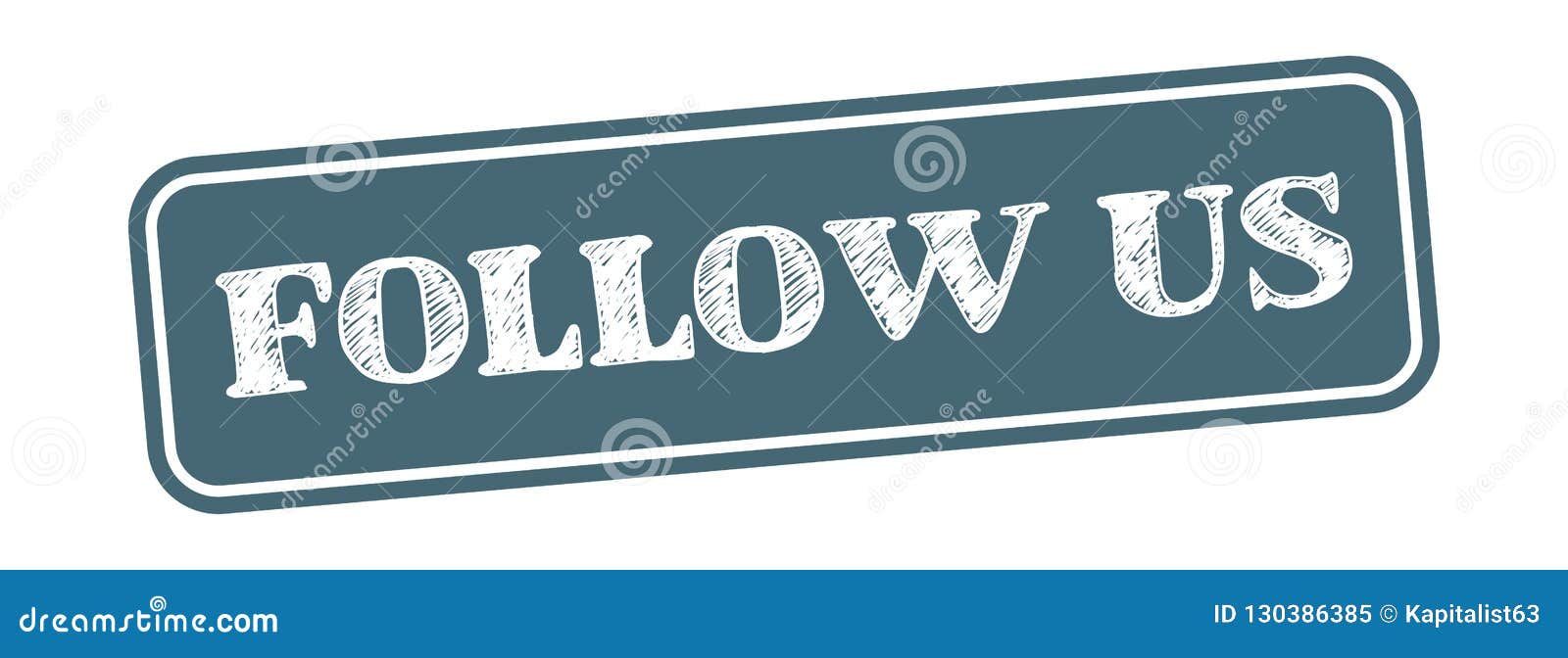 Follow Us Square Grungy Stamp Vector Illustration Stock Vector ...