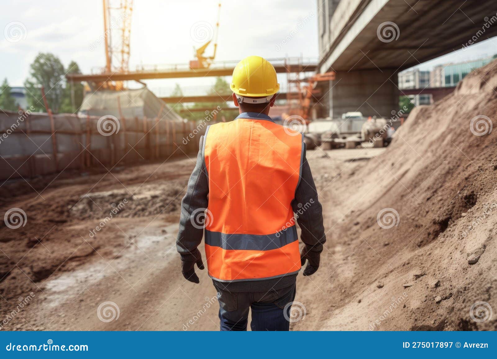 Follow the Worker: a View from Behind at a Construction Site ...