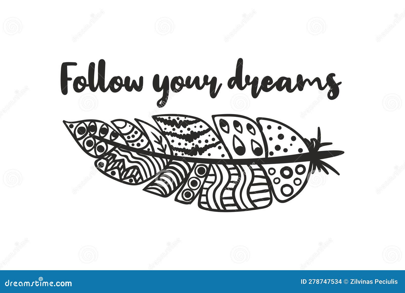 Dream Big Motivational Stroke Typepace Design Slogan T Shirt Posters